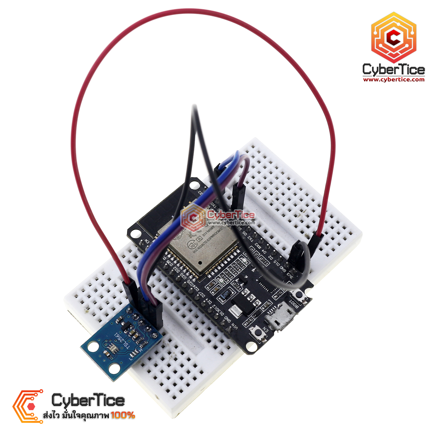 สอนใช้งาน ESP32 GY-2561 TSL2561 เซ็นเซอร์วัดแสงช่วงกว้าง Luminosity Sensor Module - ขาย Arduino ...