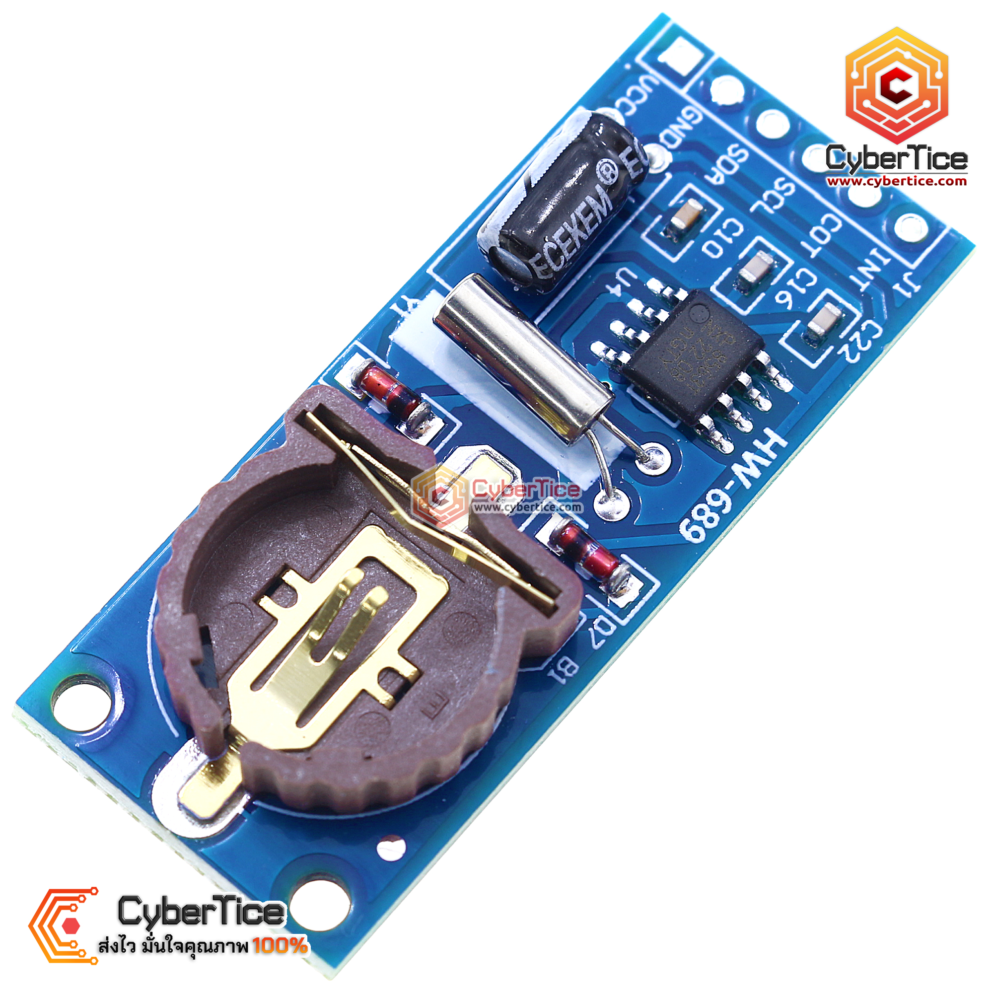 PCF8563 Real Time Clock Module พร้อมถ่าน - ขาย Arduino อุปกรณ์ Arduino คุณภาพดี ราคาถูก ส่งไว ส่งฟรี