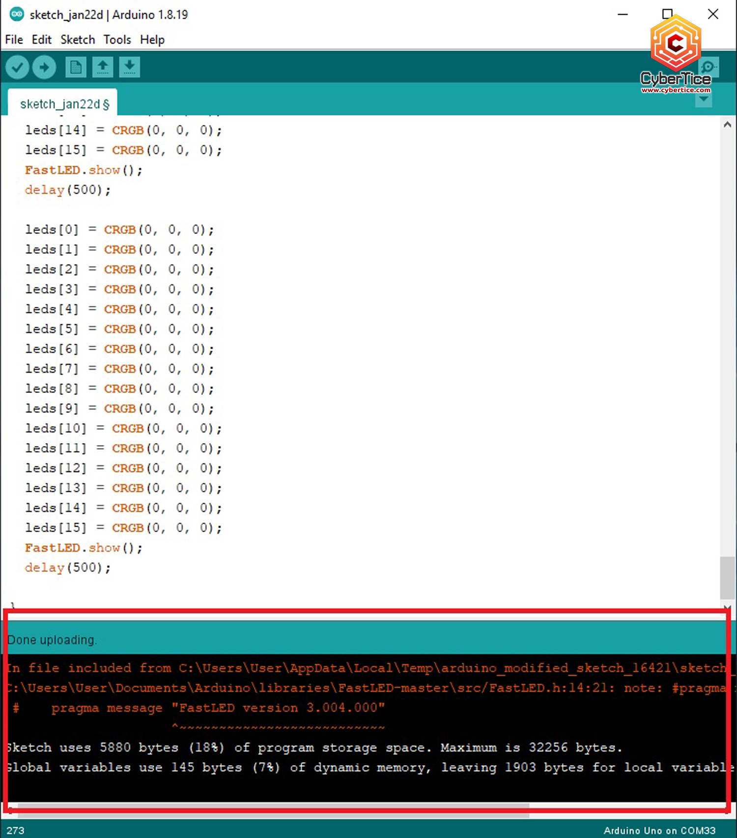 สอนใช้งาน Arduino NeoPixel Matrix แบบตาราง 4x4 16 ดวง WS2812 5050 RGB LED - ขาย Arduino อุปกรณ์ ...