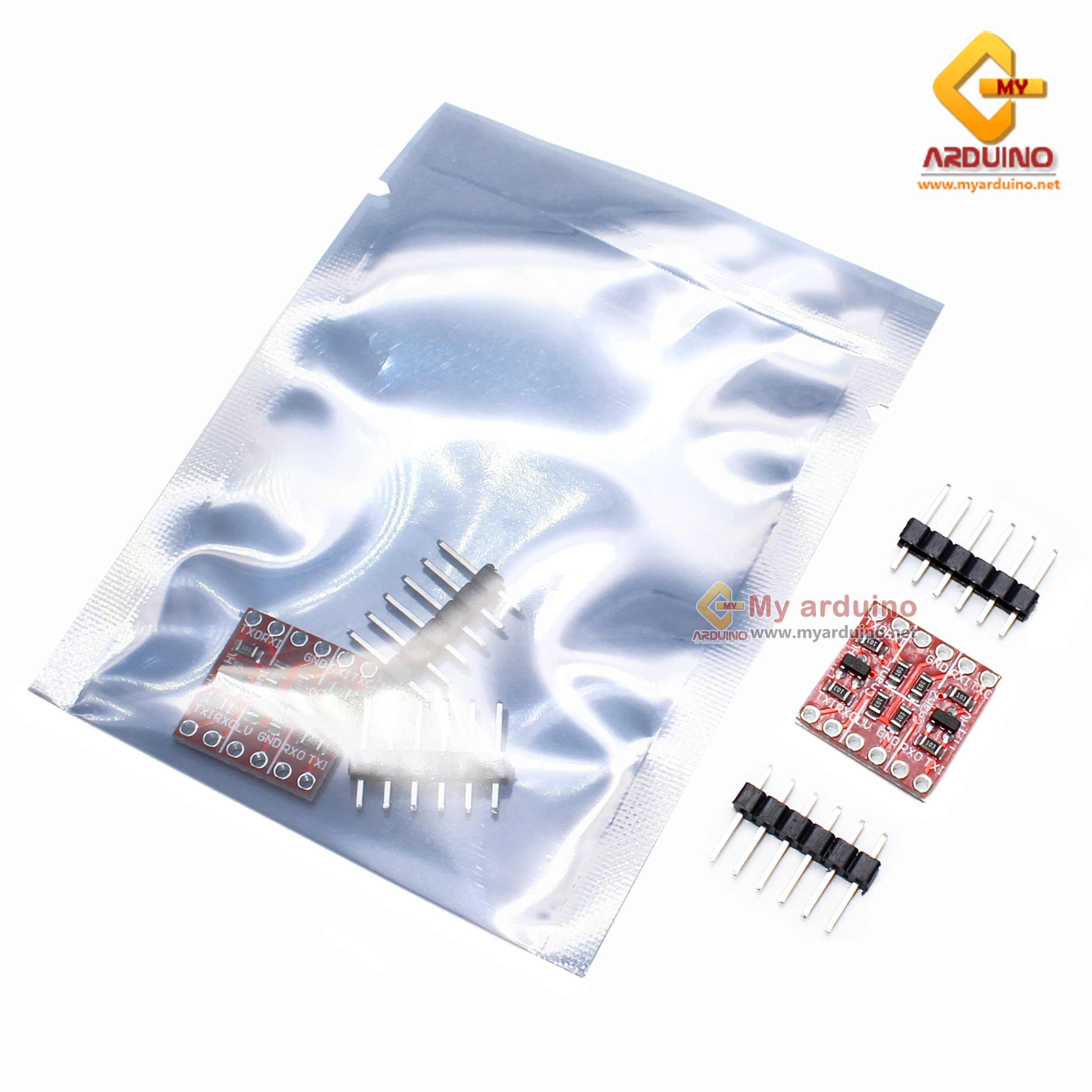 Logic level Converter Module 2 channel 5V-3.3V IIC UART SPI - ขาย ...