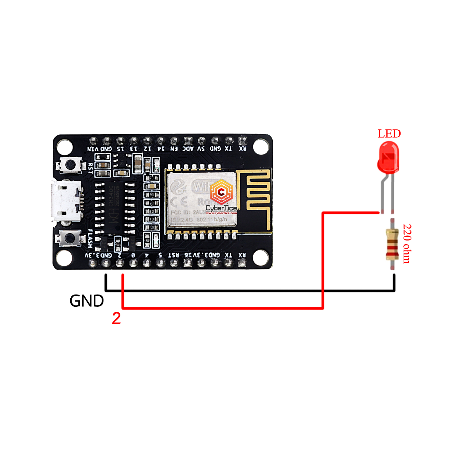 สอนใช้งาน ESP8285 NodeMCU-M Development Board - ขาย Arduino อุปกรณ์ Arduino คุณภาพดี ราคาถูก ส่ง ...