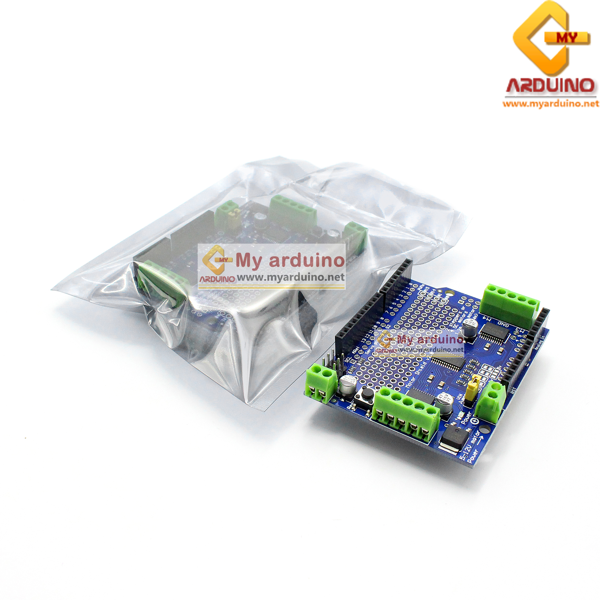 Stepper / Servo / Motor Driver Shield I2C Interface V2 - ขาย Arduino ...