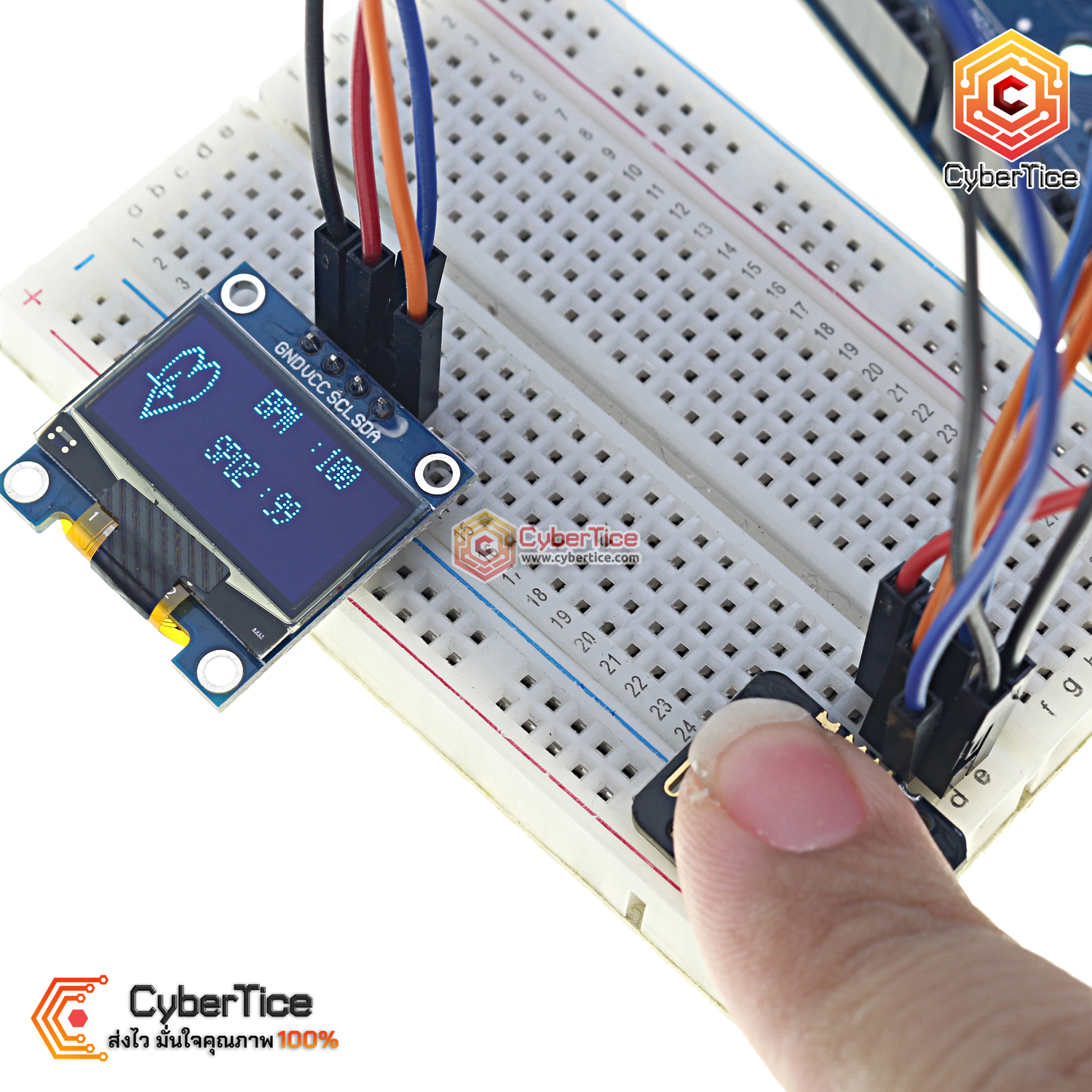 สอนใช้งาน Arduino Mega 2560 MAX30102 เซ็นเซอร์วัดอัตราการเต้นของหัวใจ ...