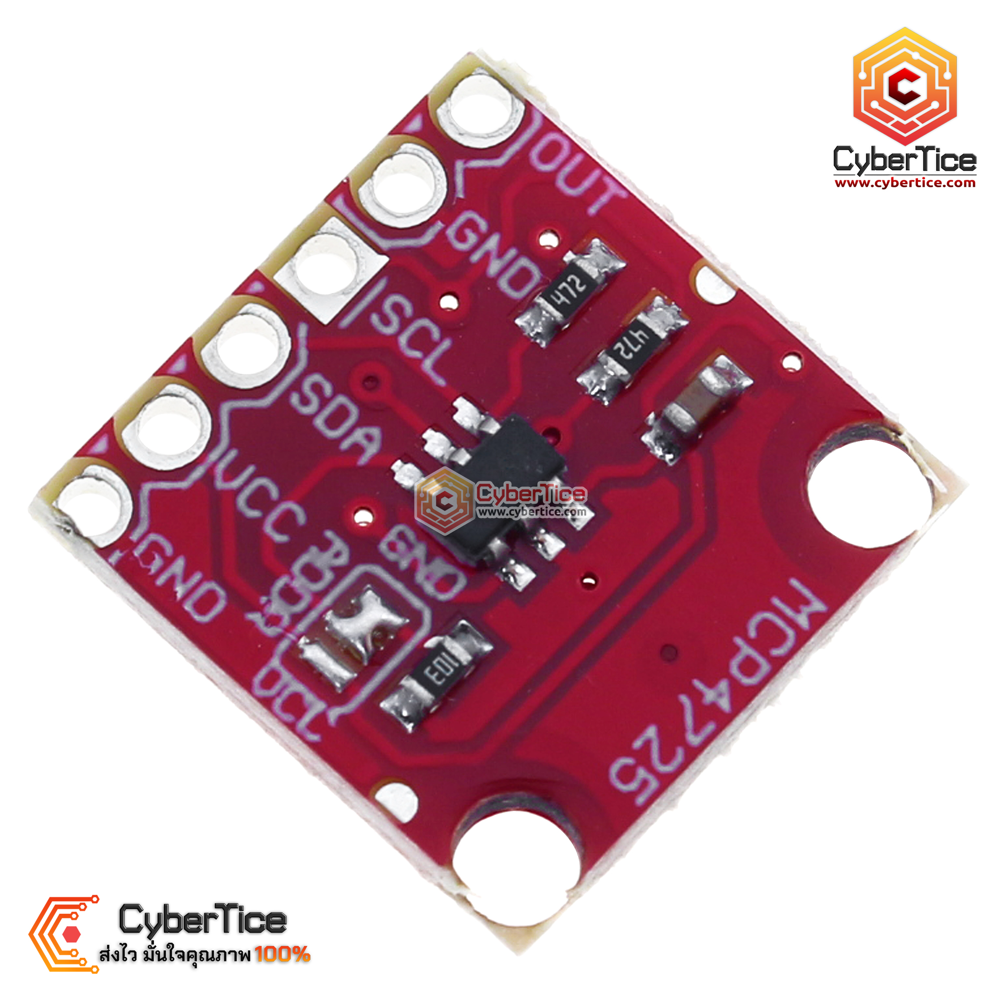 MCP4725 I2C Digital to Analog DAC Breakout Boards สีแดง - ขาย Arduino ...