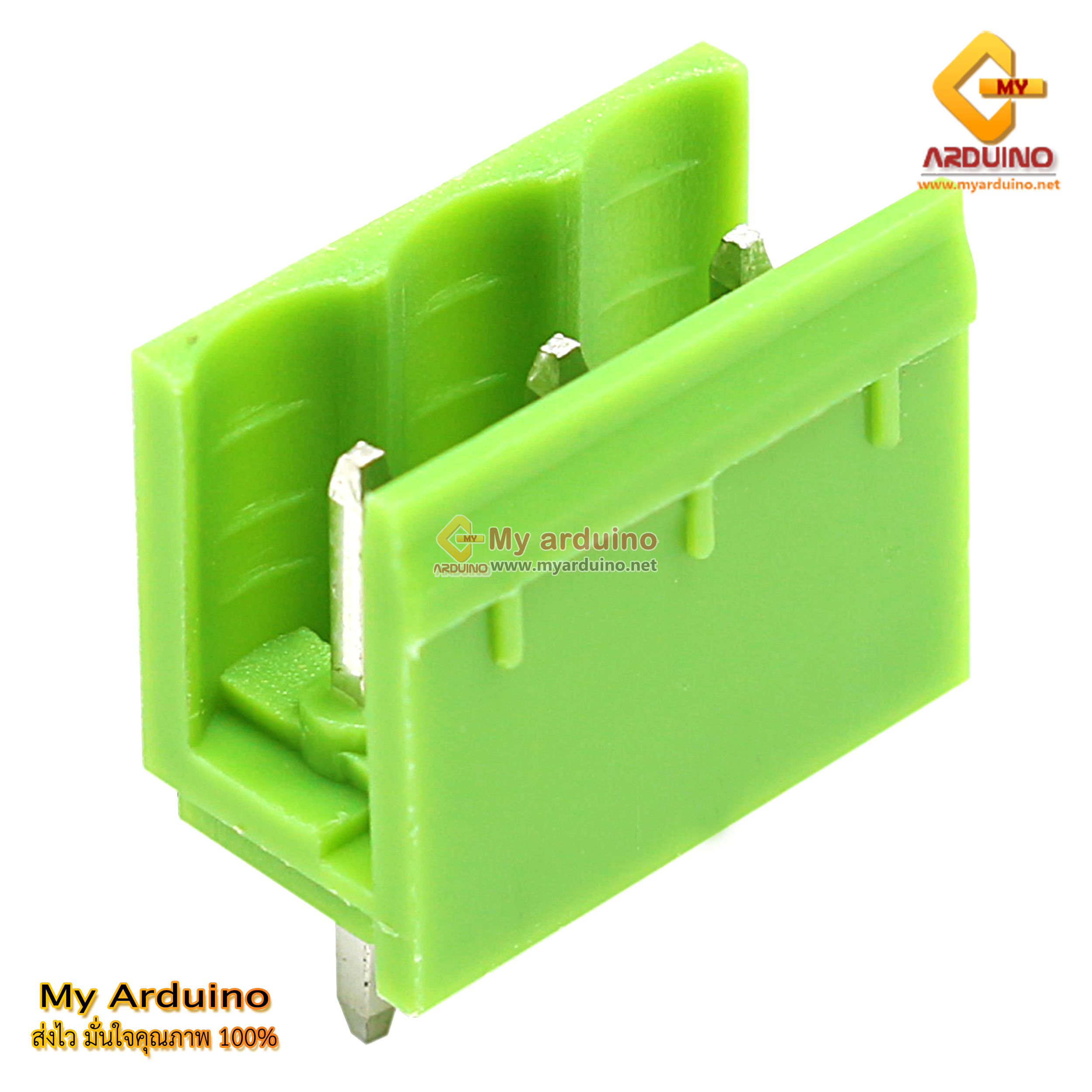 2EDG5.08 แนวตั้ง 3P ตัวเมีย สกรูเชื่อมต่อ PCB Screw Terminal Block Connector - ขาย Arduino ...
