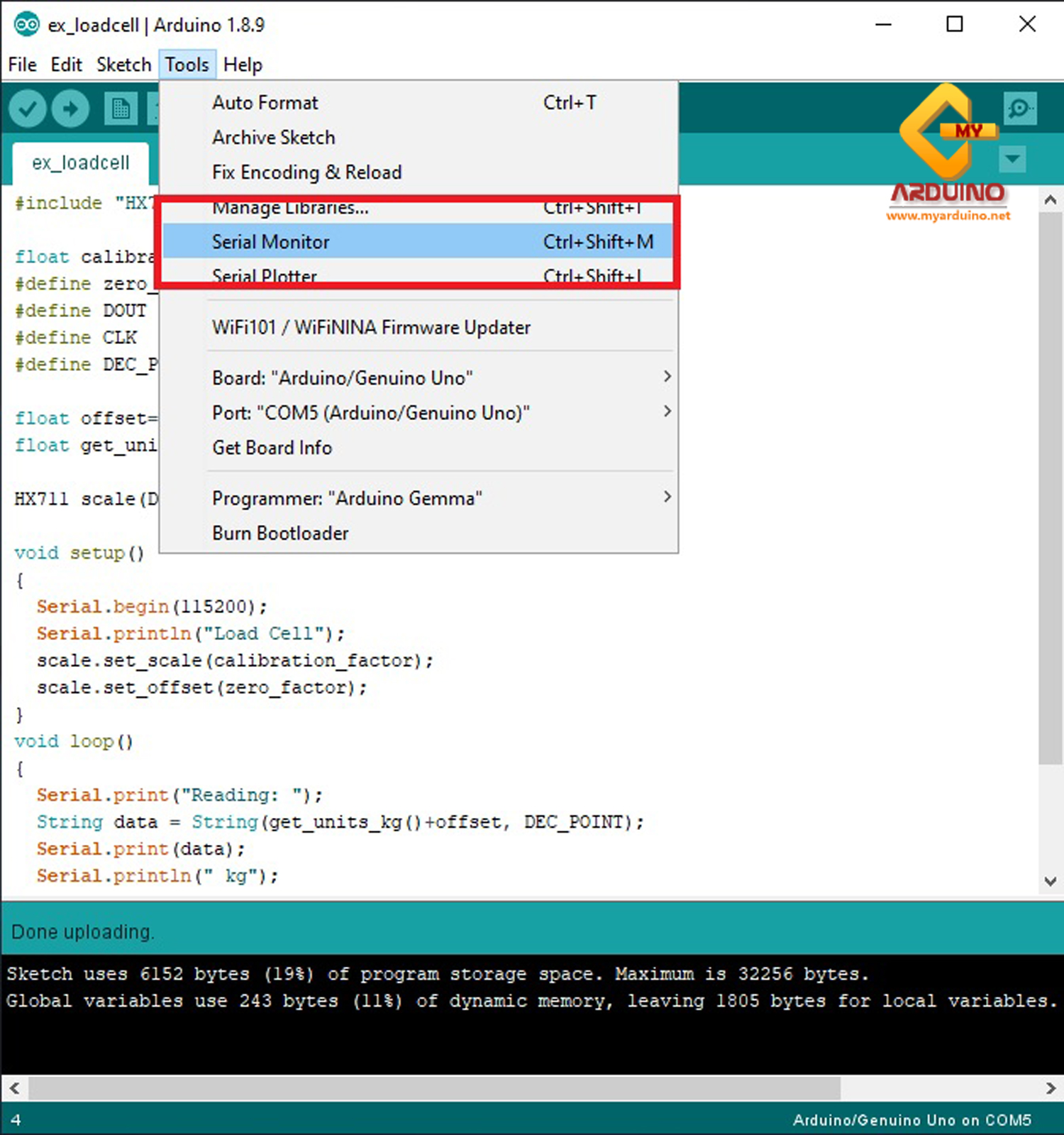 สอนใช้งาน Arduino ทำเครื่องชั่งน้ำหนัก เซ็นเซอร์รับแรงกด วัดน้ำหนัก Load Cell Hx711 ขาย