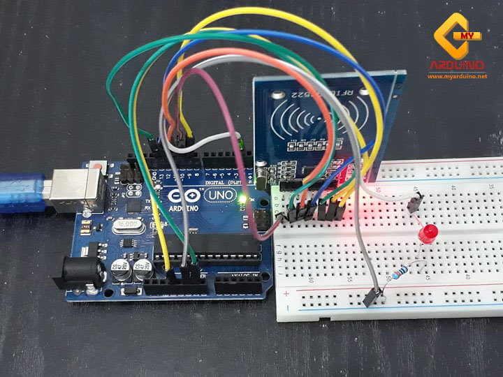 สอนใช้งาน Arduino เชื่อมต่อ Rfid Module อ่านบัตรคีย์การ์ด ควบคุมเปิดปิดไฟ Led ขาย Arduino