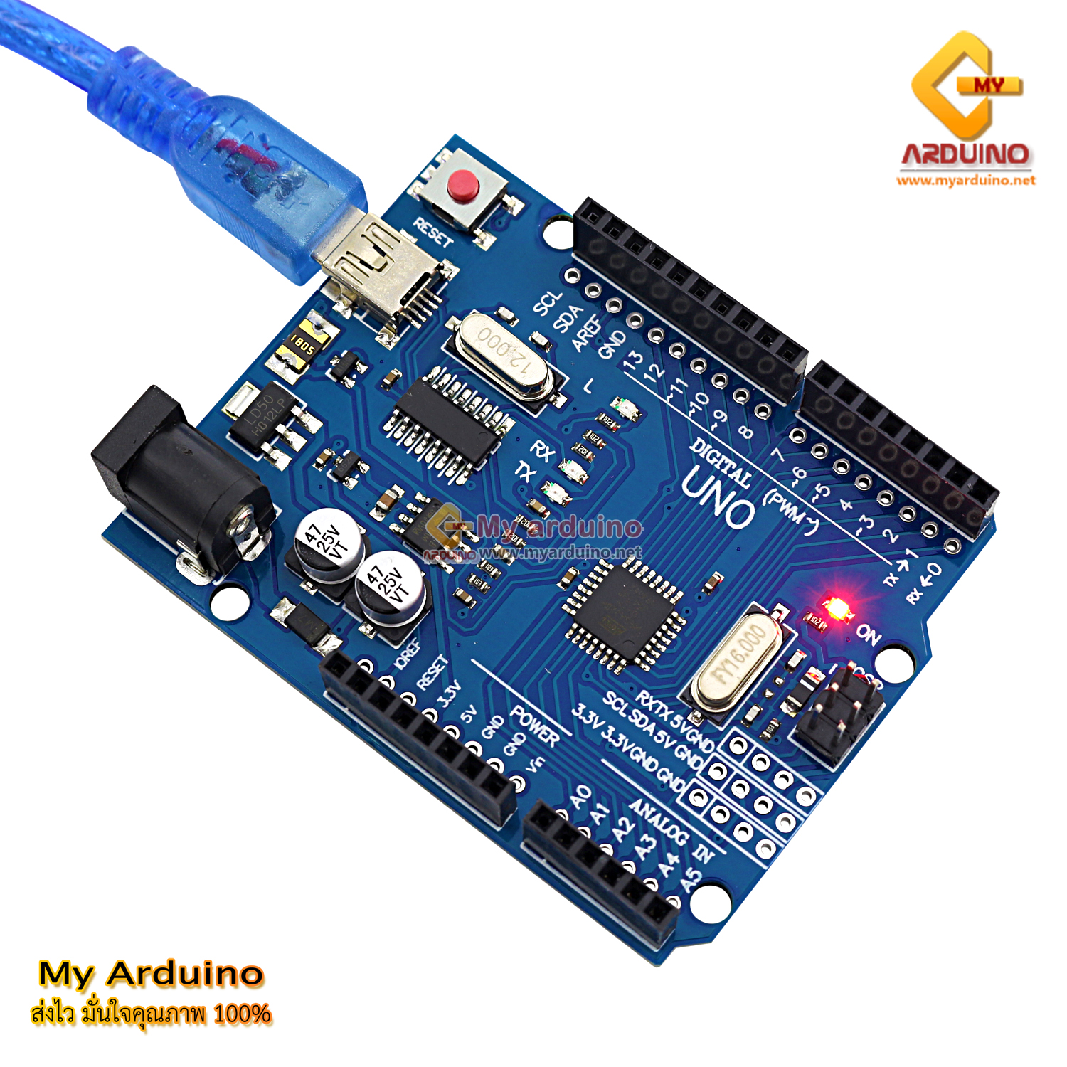 สอนใช้งาน Arduino Uno R3 Smd Mini Usb เริ่มต้นใช้งาน ติดตั้งโปรแกรม Arduino Ide ขาย Arduino