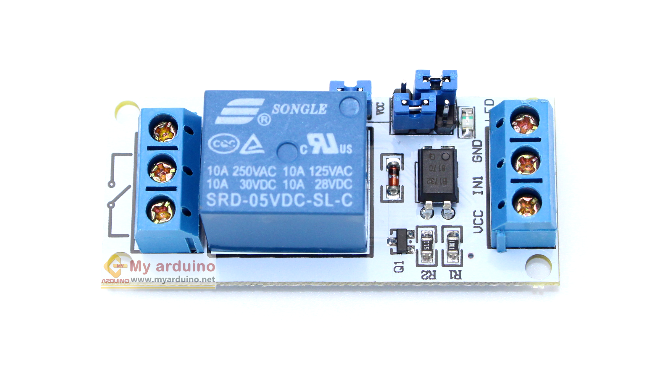 Relay Module 5V 1 Channel (Opto-Isolated) isolation High And Low ...