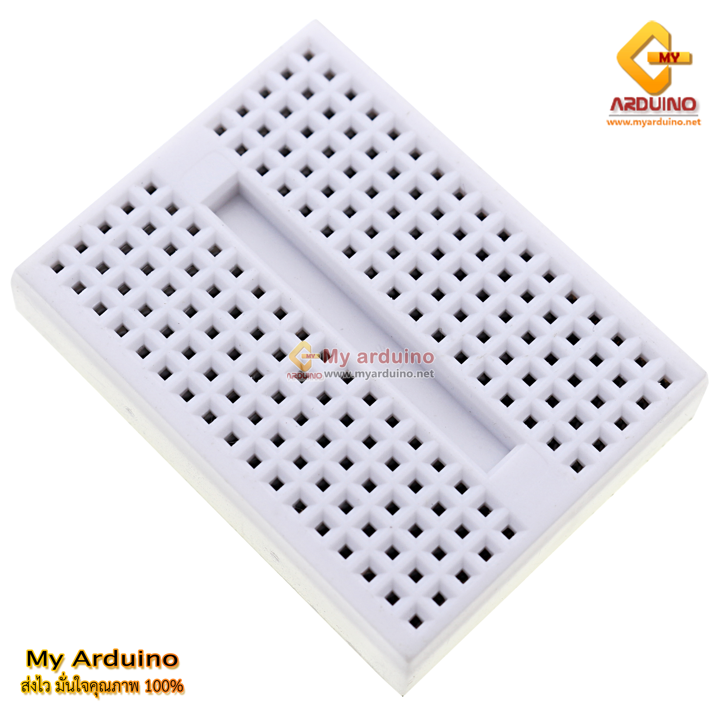 Breadboard บอร์ดทดลอง โฟโต้บอร์ด Protoboard Arduino 170 จุด holes สีขาว - ขาย Arduino อุปกรณ์ ...