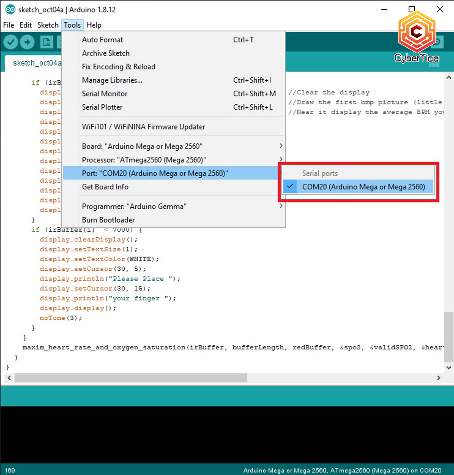 สอนใช้งาน Arduino Mega 2560 MAX30102 เซ็นเซอร์วัดอัตราการเต้นของหัวใจ ...