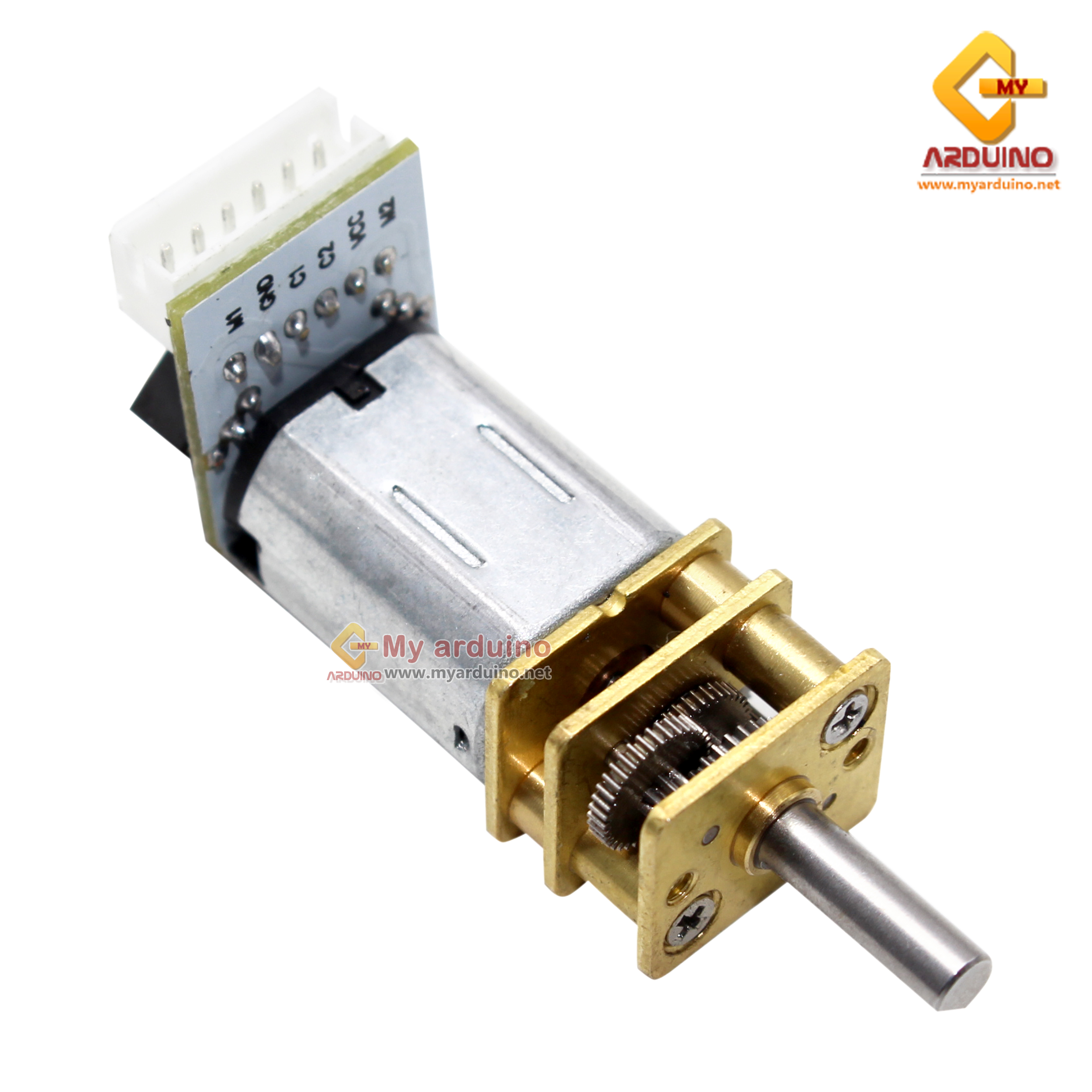 มอเตอร์เกียร์ GA12 N20 DC gear motor with encoder speed 6V 310RPM - ขาย ...