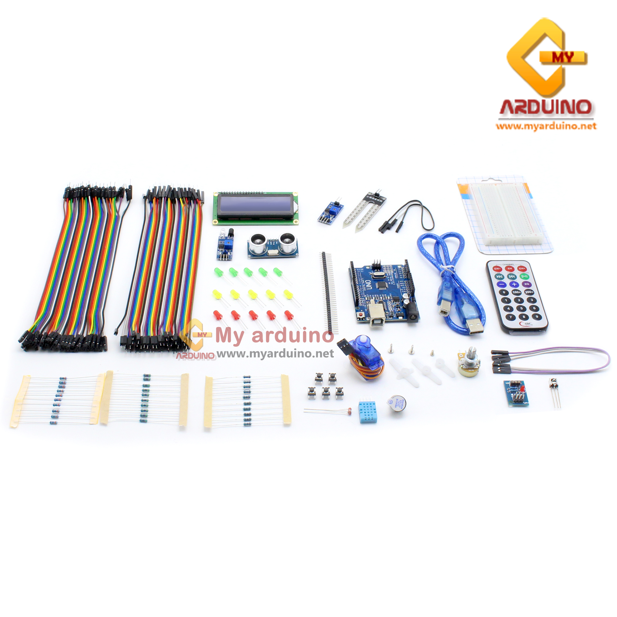 ชุดเริ่มต้นเรียนรู้ Arduino Starter Kit V1 พร้อมคอร์สเรียน ขาย Arduino อุปกรณ์ Arduino คุณภาพ