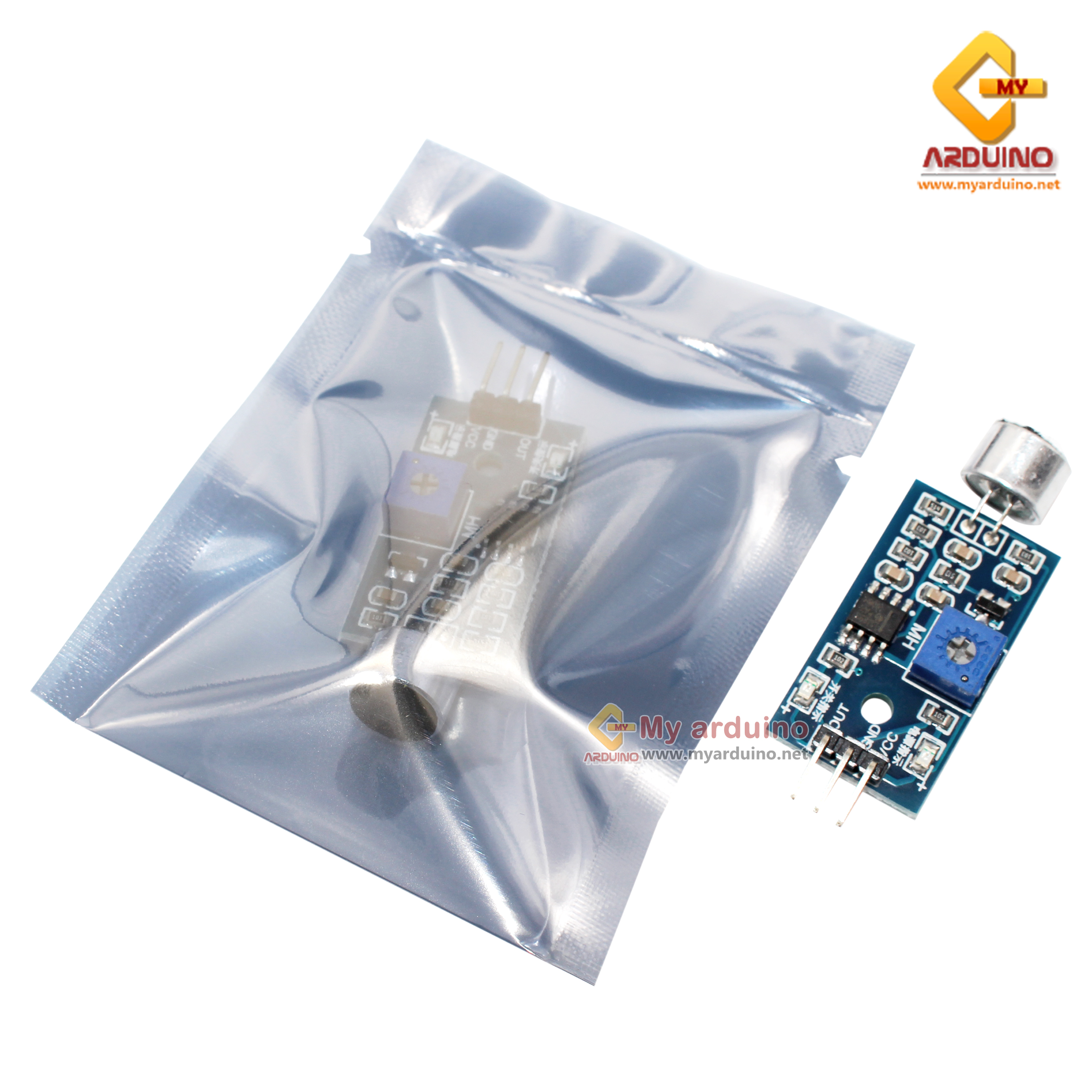 High Sensitive Microphone Module - ขาย Arduino อุปกรณ์ Arduino คุณภาพดี ...