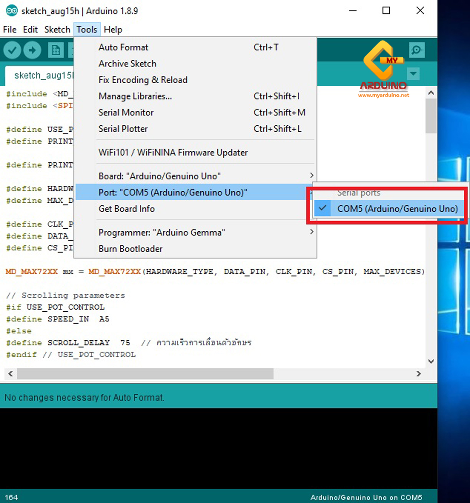 สอนใช้งาน Arduino Led Matrix Driver Max7219 Ic Driver Module Led Dot Matrix 8x8 ขาย Arduino