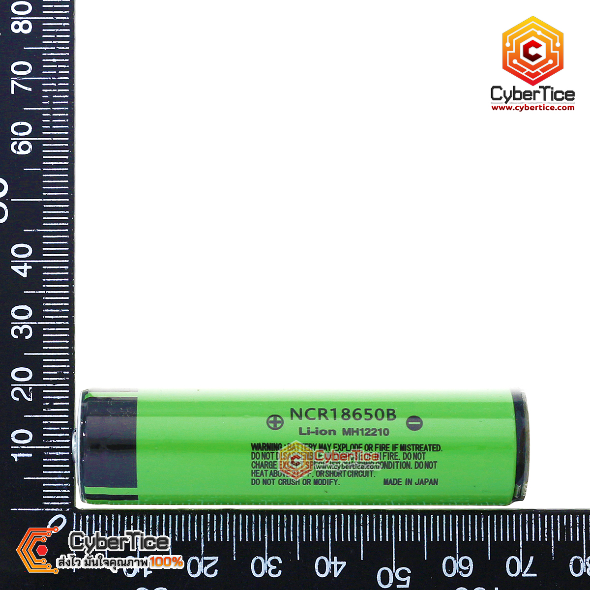 ถ่านชาร์จ NCR18650B หัวนูน Large capacity 3400mAh 3.7V lithium battery - ขาย Arduino อุปกรณ์ ...