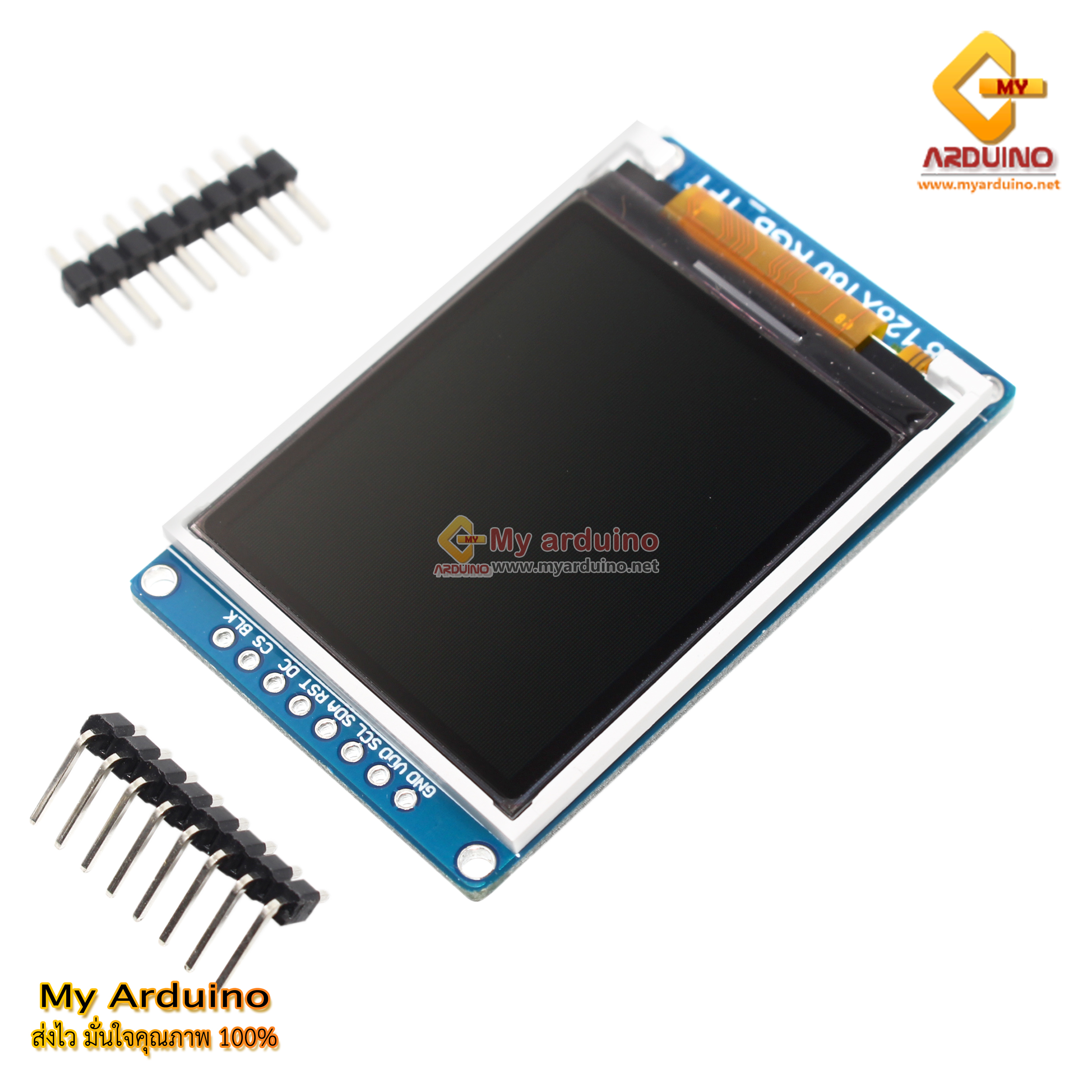 TFT Display IPS 1.8 inch 7P SPI Full Color LCD Module ST7735 for Arduino - ขาย Arduino อุปกรณ์ ...