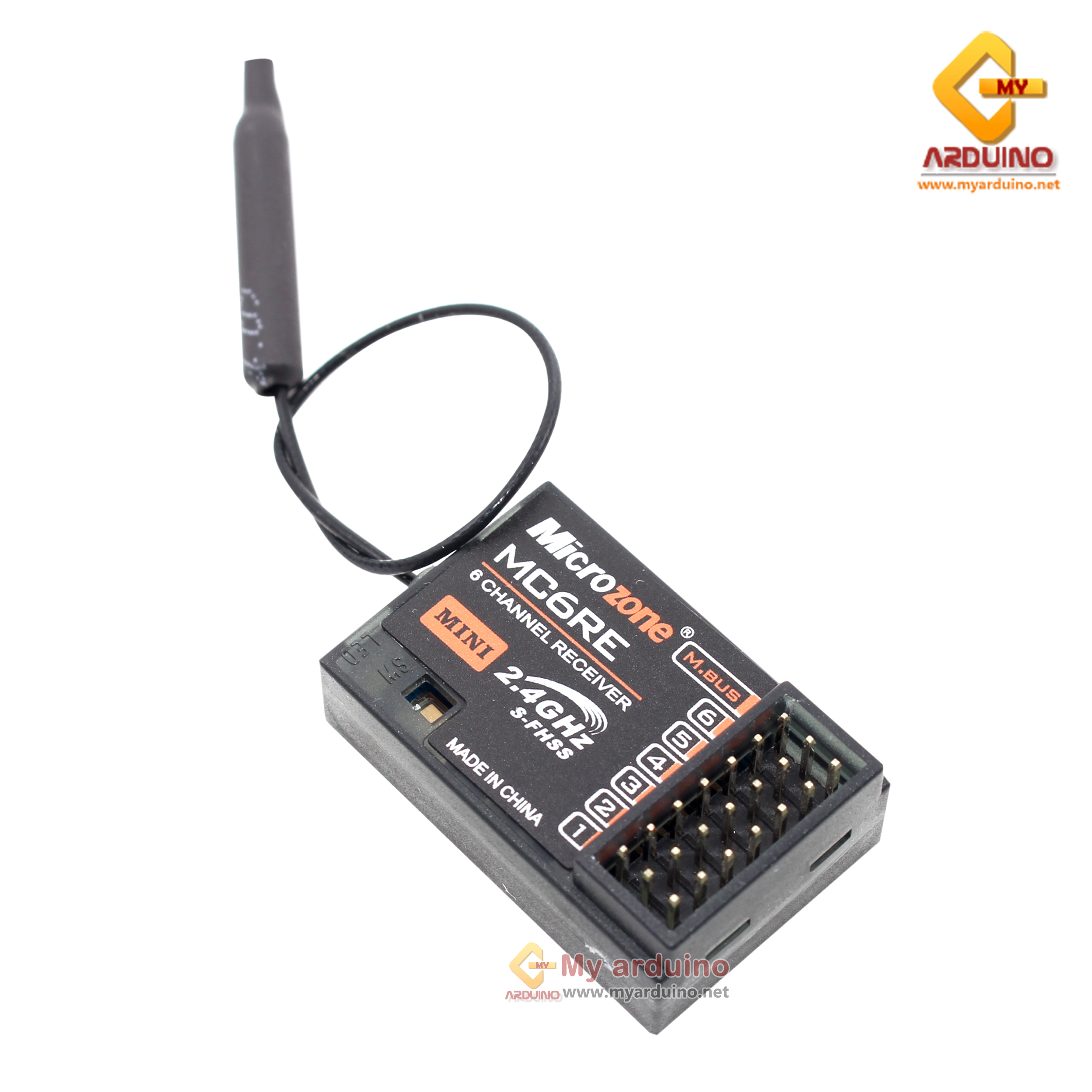 รีโมทบังคับวิทยุระยะไกล MC6C v2 2.4G 6 channel RC Remote Control - ขาย Arduino อุปกรณ์ Arduino ...