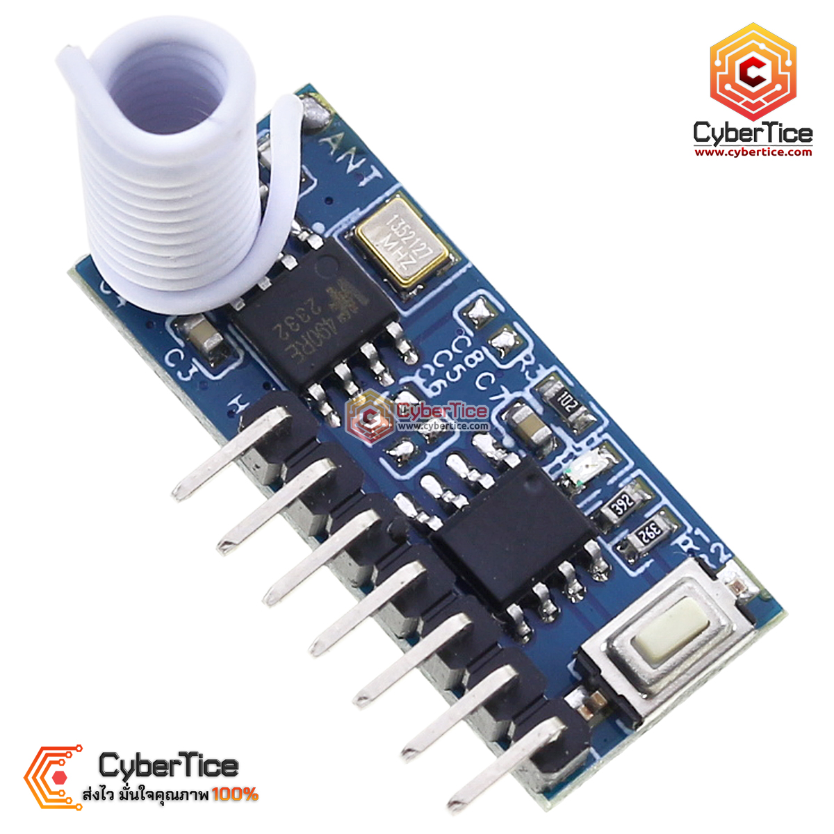 Wireless Receiver โมดูลรับสัญญาณรีโมท 433Mhz PT2262 Code - ขาย Arduino อุปกรณ์ Arduino คุณภาพดี ...