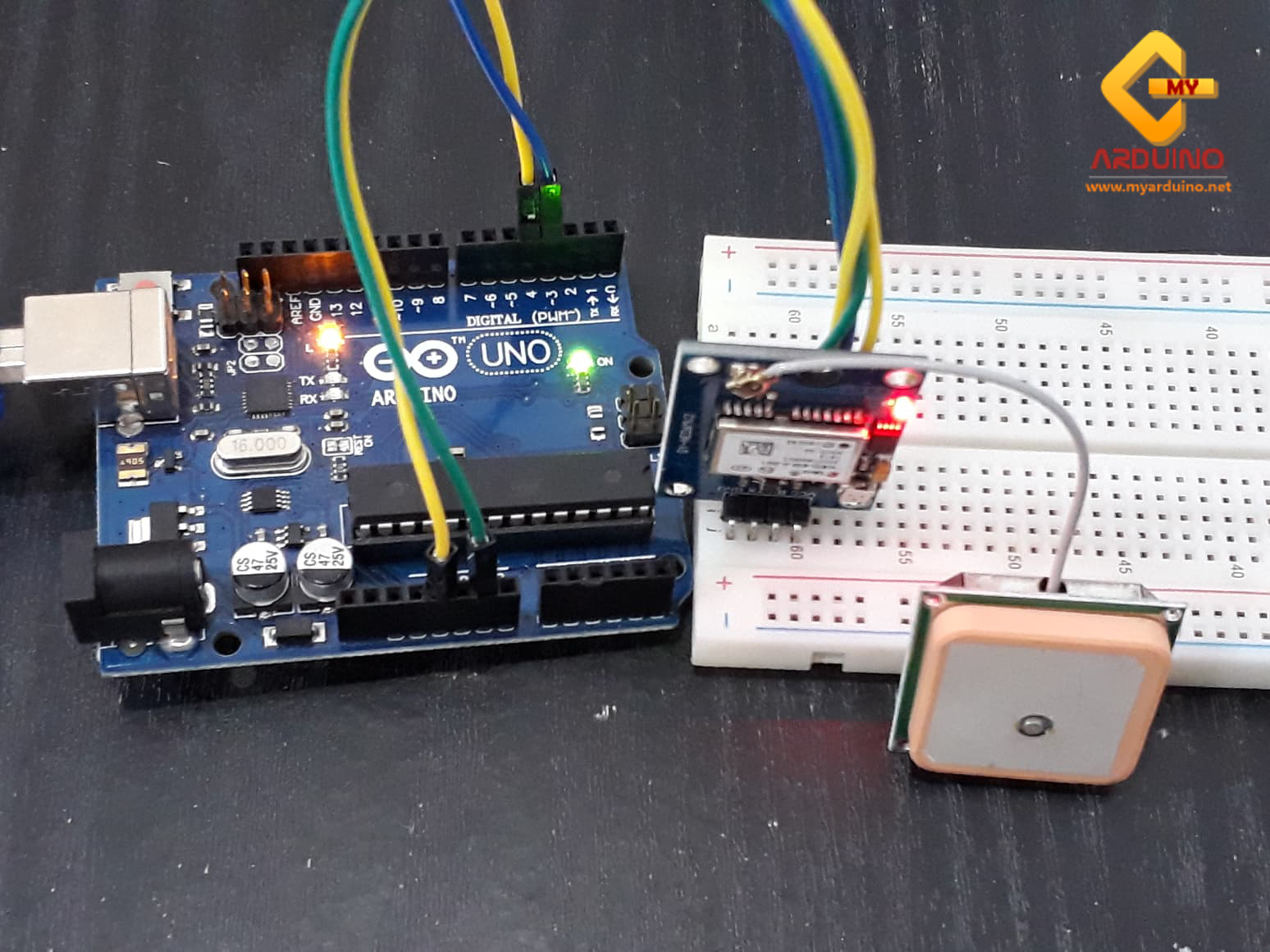 สอนใช้งาน Arduino ระบุตำแหน่งพิกัด GPS บนพื้นโลกด้วย GPS Module GY ...
