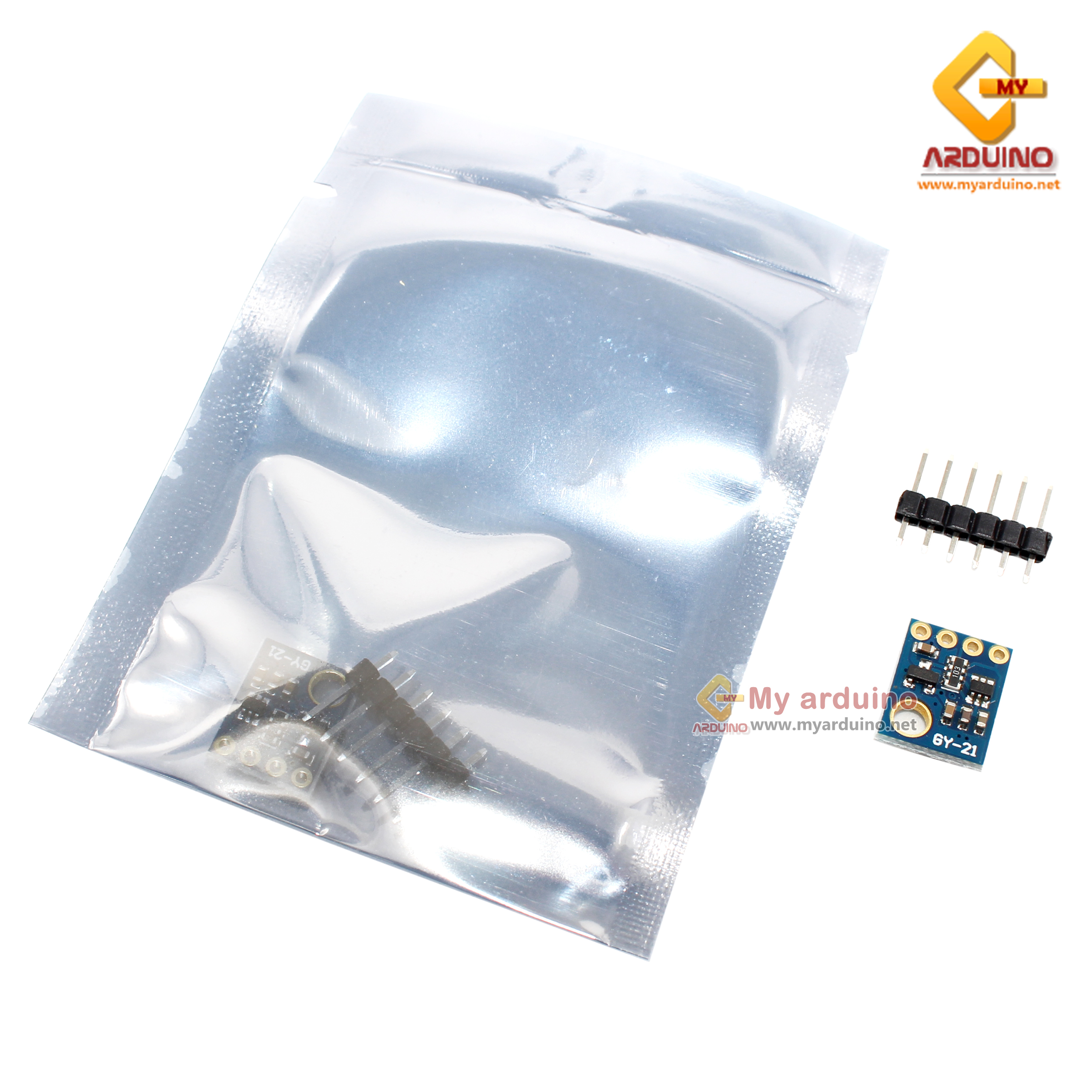 เซ็นเซอร์ความชื้นและอุณหภูมิ SHT21 Digital Humidity and Temperature ...