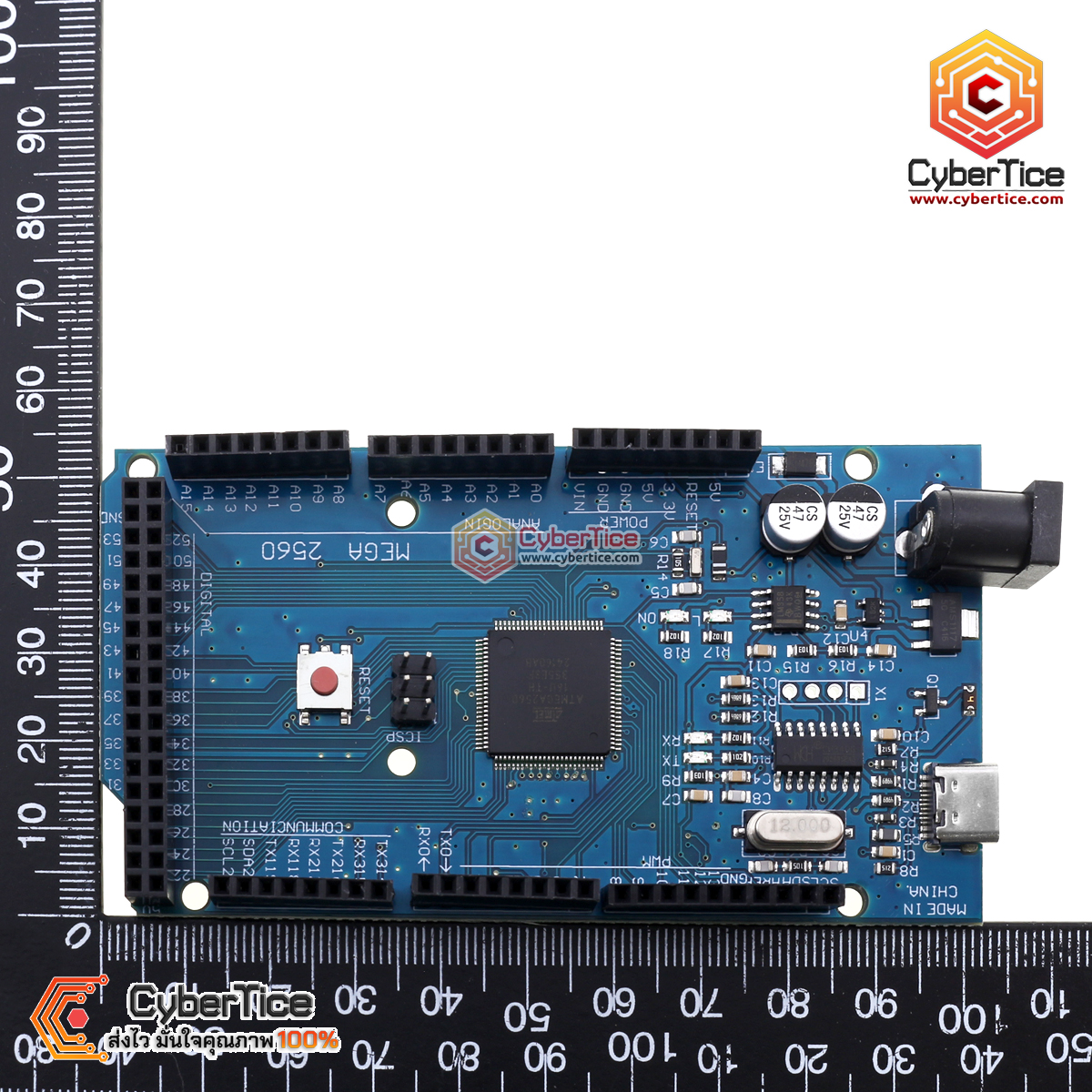 Arduino Mega 2560 R3 ใช้ชิฟ Usb Ch340 รุ่นใหม่ Type C ไม่มีสาย Usb ขาย Arduino อุปกรณ์ Arduino