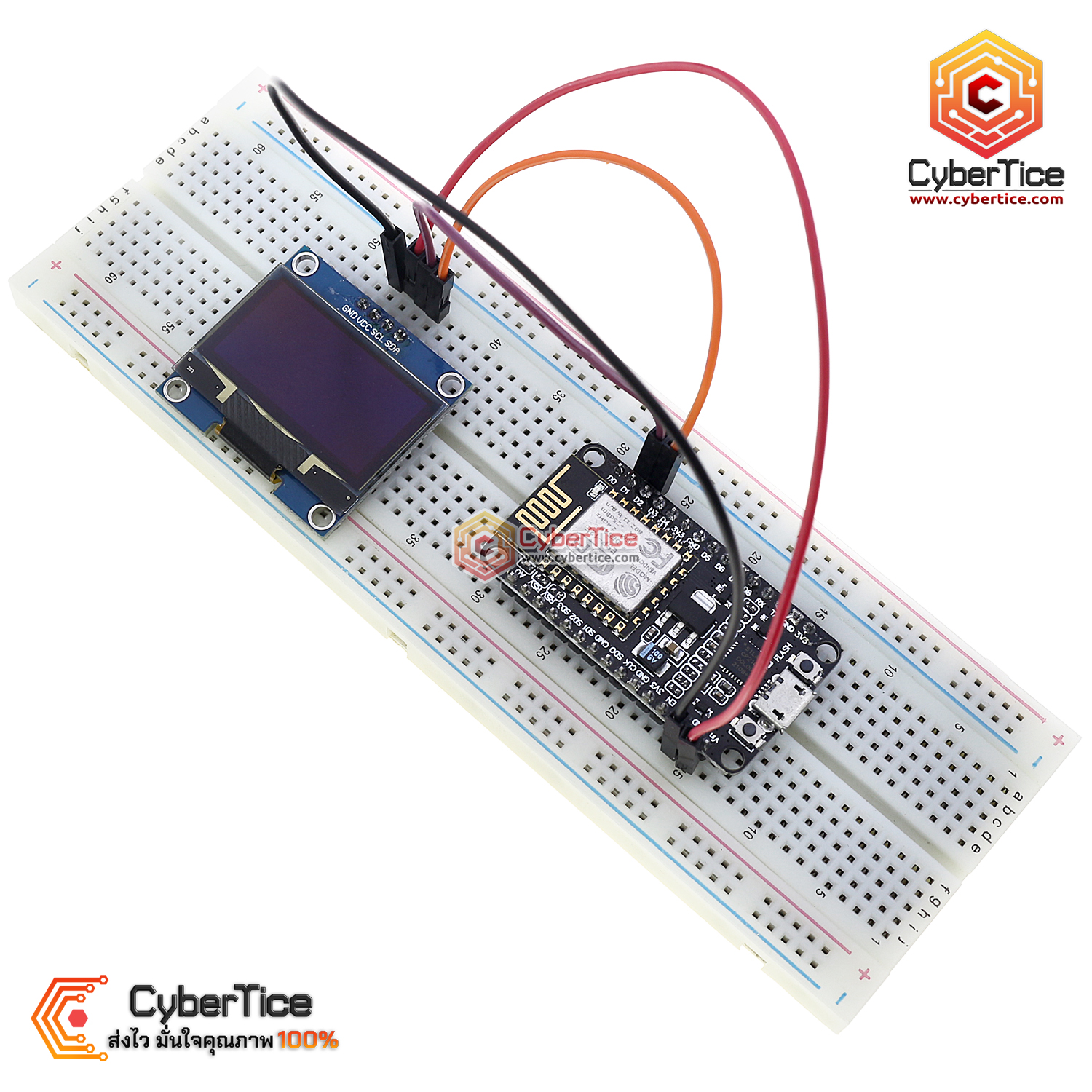 สอนใช้งาน ESP8266 จอแสดงผล OLED 128x64 V2.0 แบบ I2C ขนาด 1.3นิ้ว - ขาย Arduino อุปกรณ์ Arduino ...