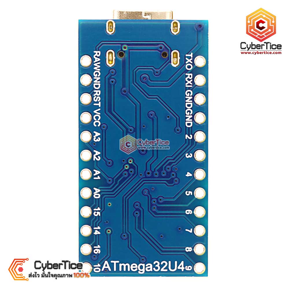 Arduino Leonardo Pro Micro 5V 16MHz Type-C USB ATmega32U4 Development Board - ขาย Arduino ...