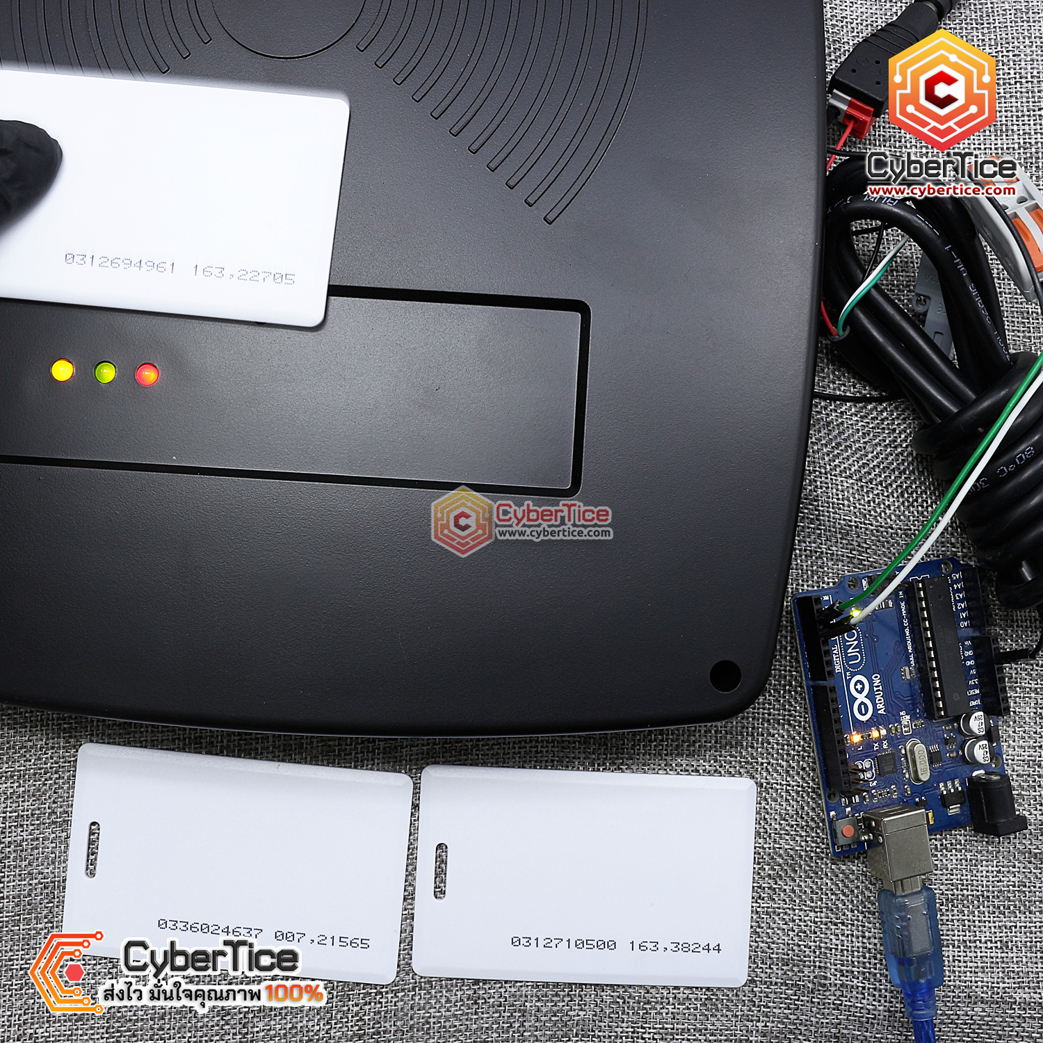 สอนใช้งาน Arduino เครื่องอ่านบัตรคีย์การ์ดระยะไกล 125khz ID ระยะอ่าน 70-100CM สำหรับ Arduino ...