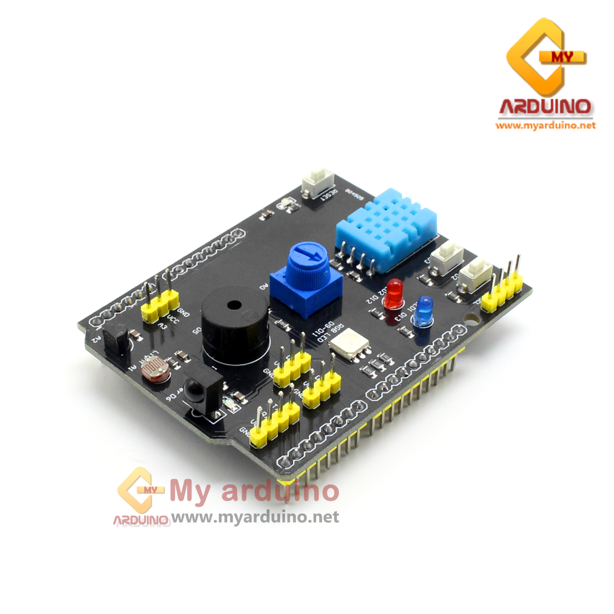 multi-function expansion board DHT11 temperature and humidity LM35 บอร์ดทดลอง Arduino อเนก ...
