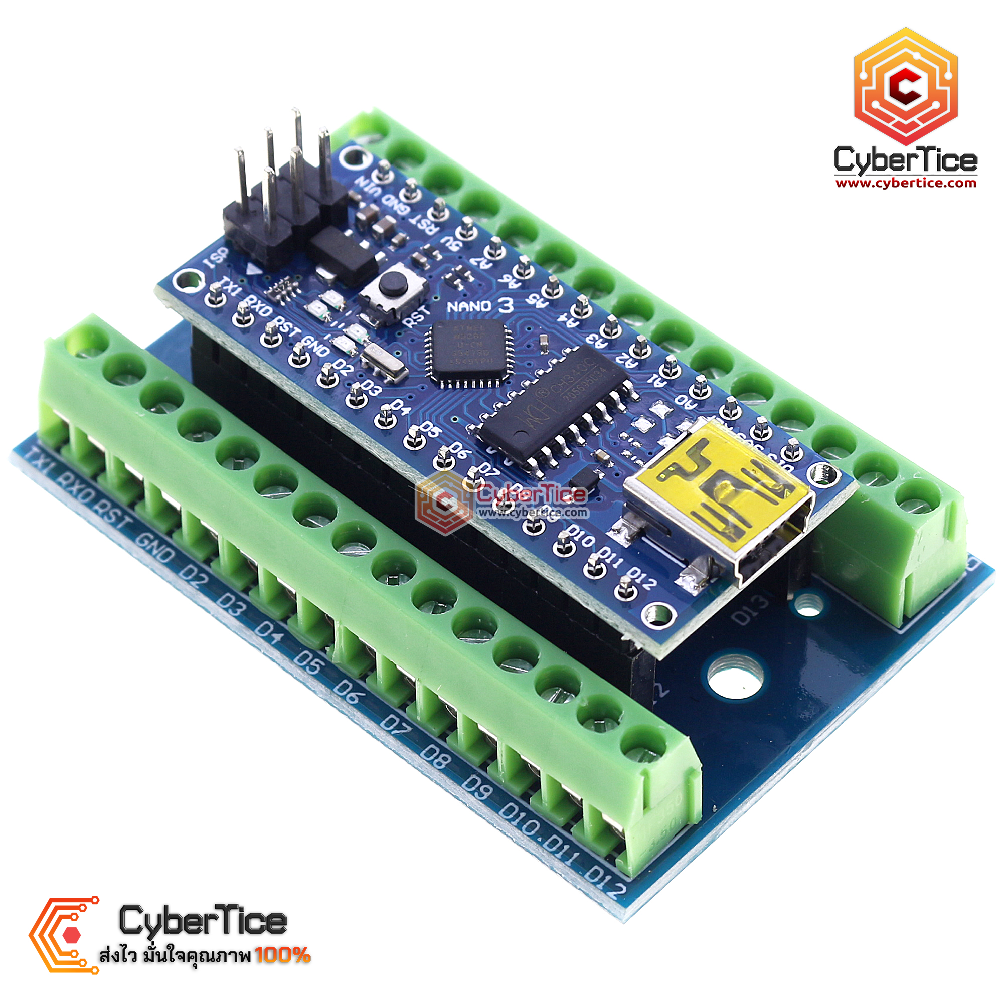 Arduino Nano V10 Screw Shield ขาย Arduino อุปกรณ์ Arduino คุณภาพดี ราคาถูก ส่งไว ส่งฟรี