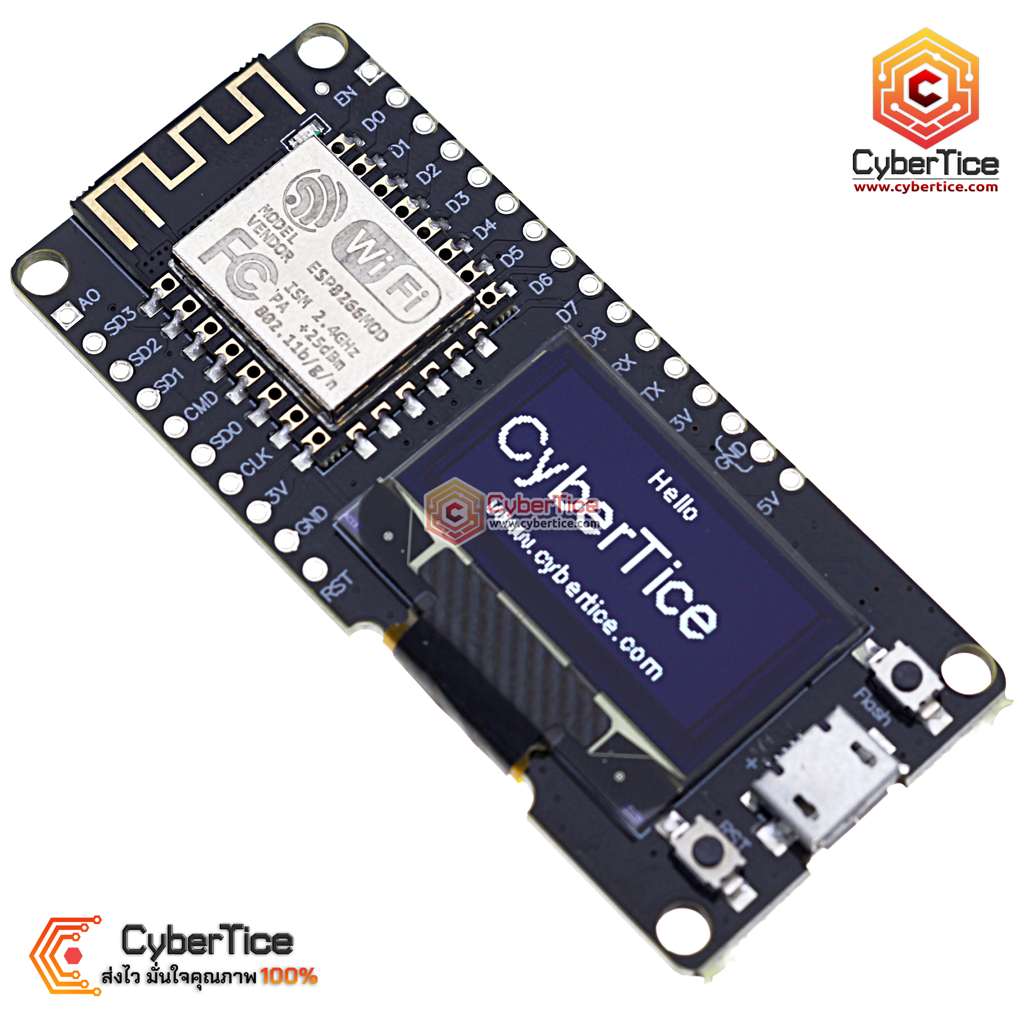 NodeMCU ESP8266 ESP-12F 0.96 inch OLED Display WIFI Module - ขาย Arduino อุปกรณ์ Arduino คุณภาพ ...