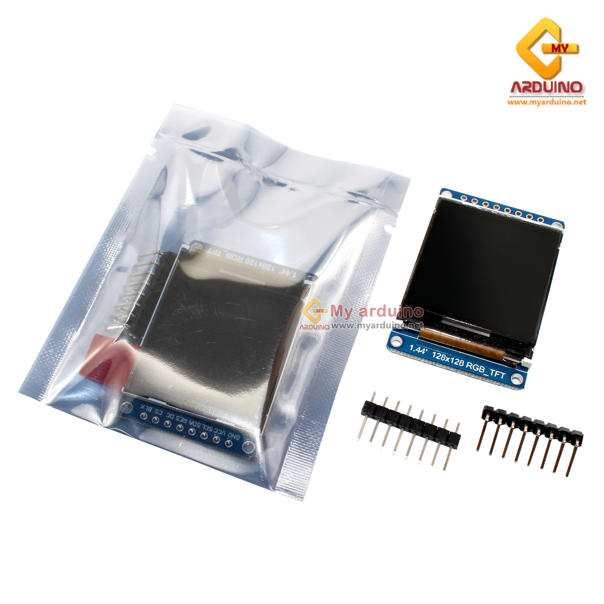 TFT Display IPS 1.44 inch 7P SPI Full Color LCD Module ST7735 for Arduino - ขาย Arduino อุปกรณ์ ...