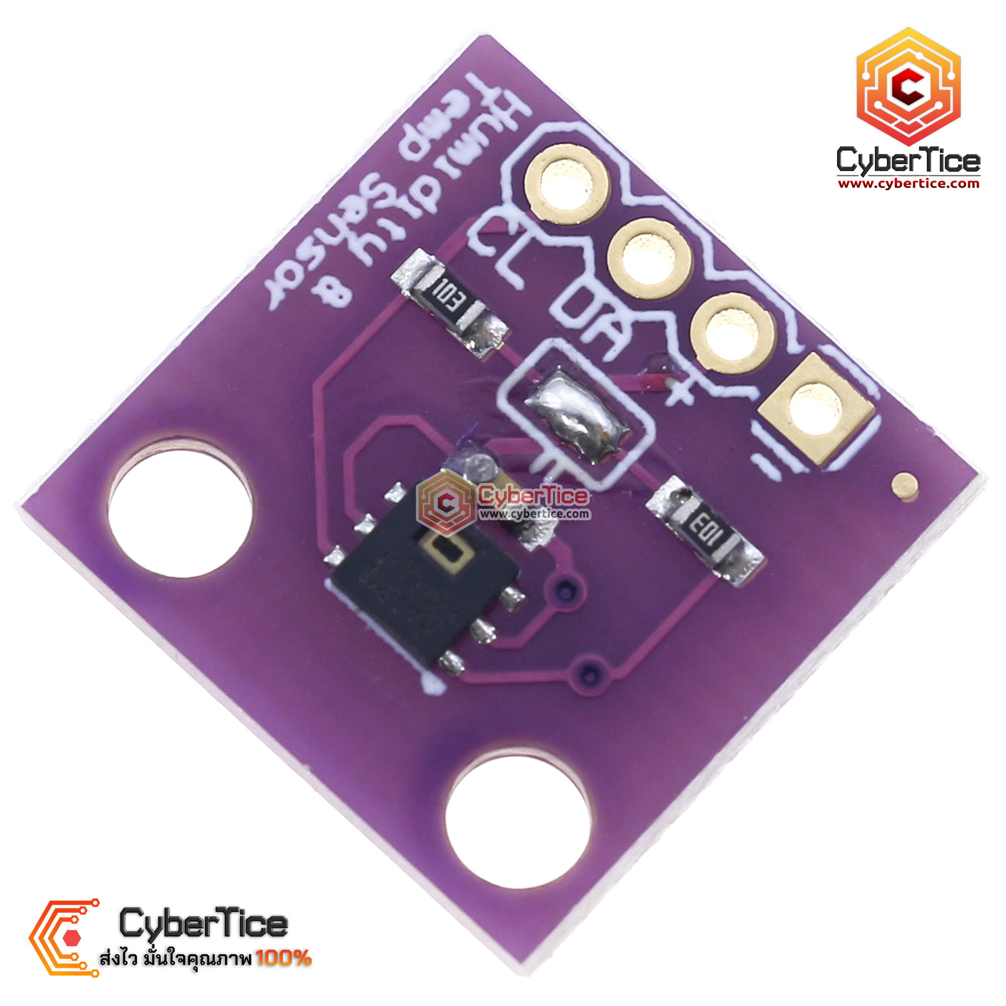 HTU21D Arduino Temperature and Humidity Sensor Module เซ็นเซอร์ความชื้นและอุณหภูมิแบบ I2C GY ...