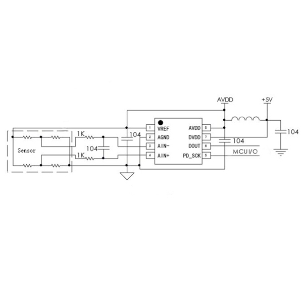Tm7711 Module Electronic Weighing Sensor 24 Ad Module Microcontroller Hx710a Pressure Sensors