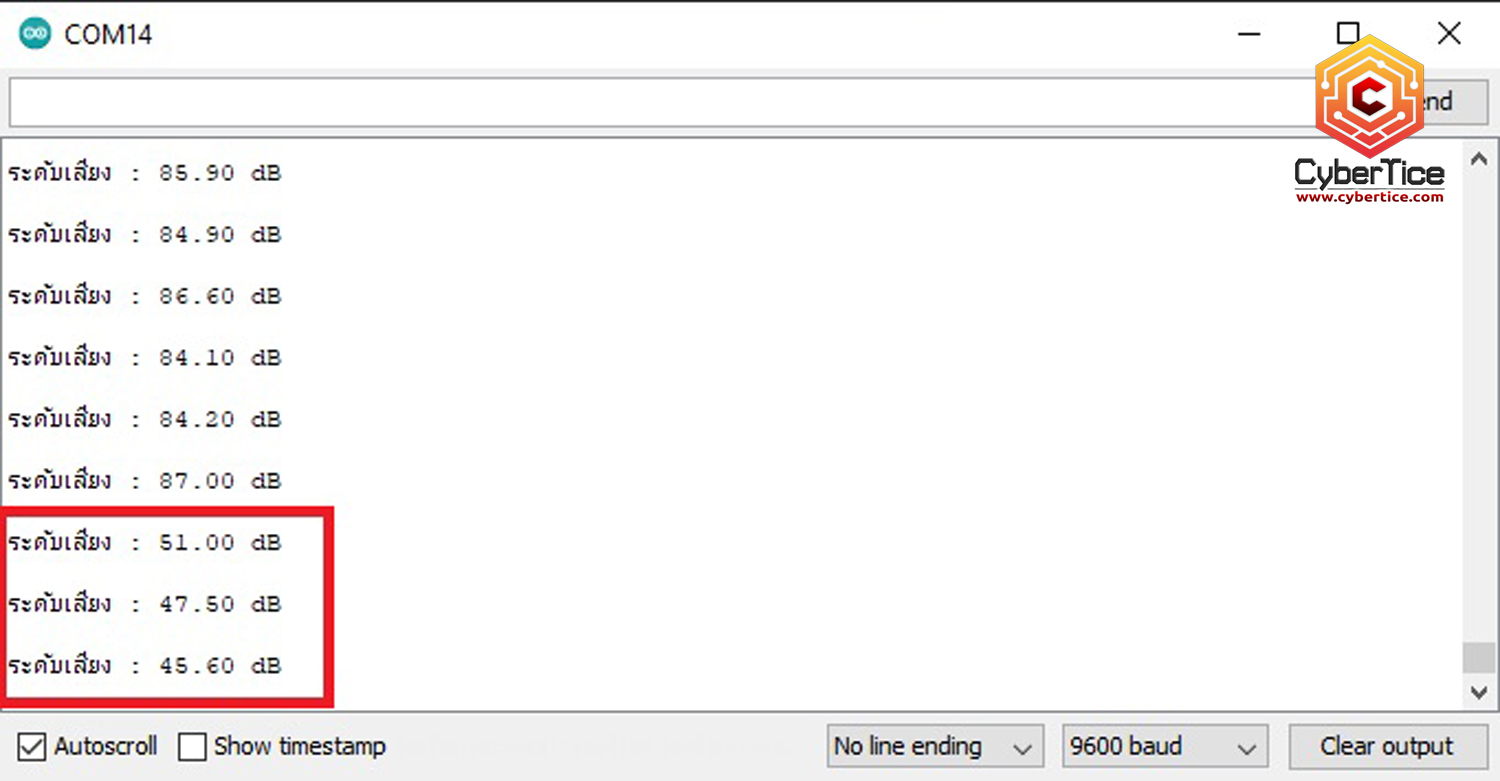 สอนใช้งาน Arduino วัดความดังเสียงเดซิเบล 30-130db รุ่น PR-ZS-BZ-485 - ขาย Arduino อุปกรณ์ ...