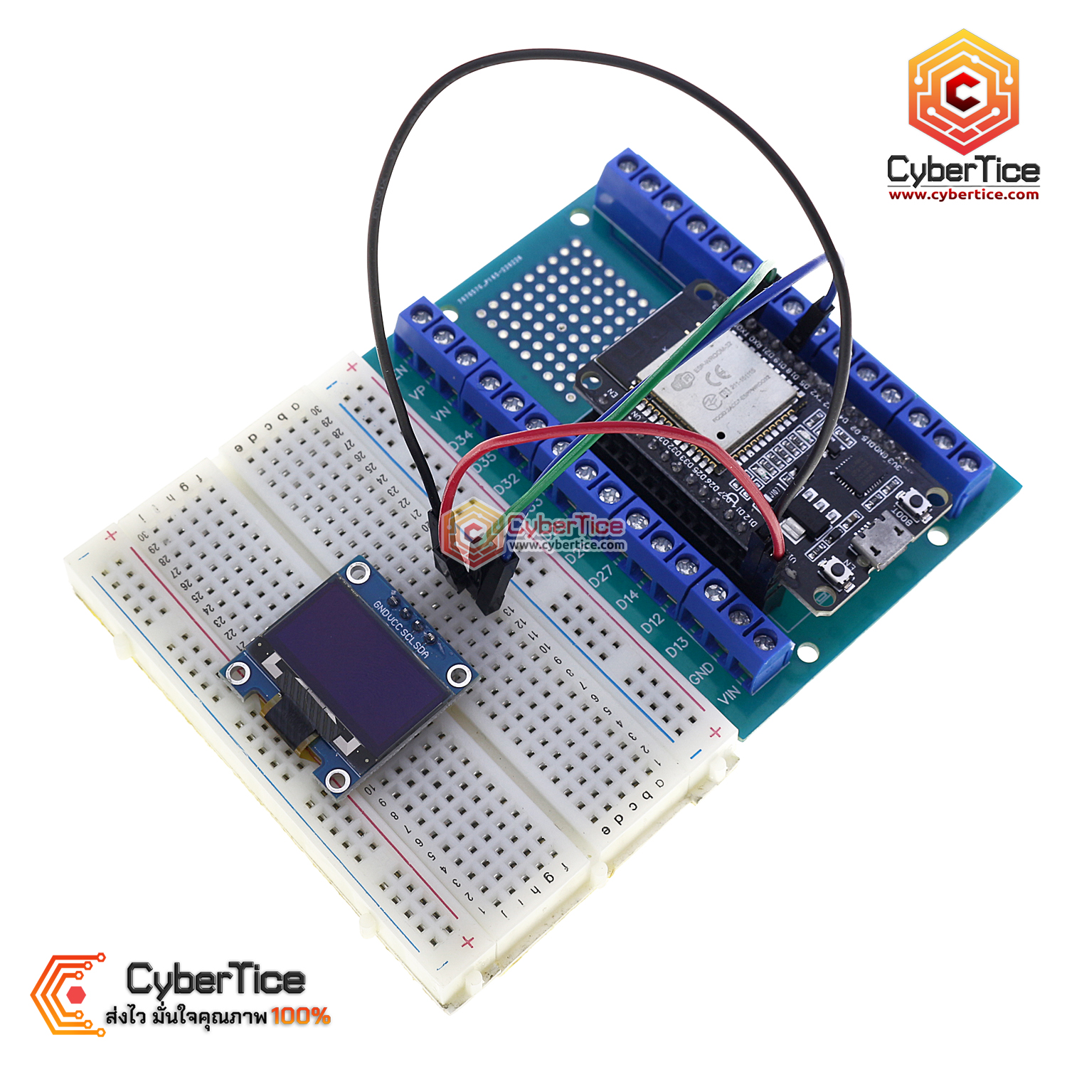 สอนใช้งาน ESP32 จอแสดงผล OLED 128x64 V2.0 แบบ I2C ขนาด 0.96นิ้ว (2022) - ขาย Arduino อุปกรณ์ ...