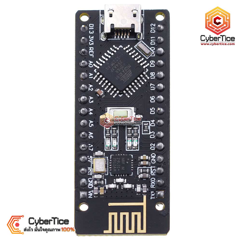 Arduino Nano Rf Nano 30 Micro Usb Nrf24l01 24g V20 ขาย Arduino