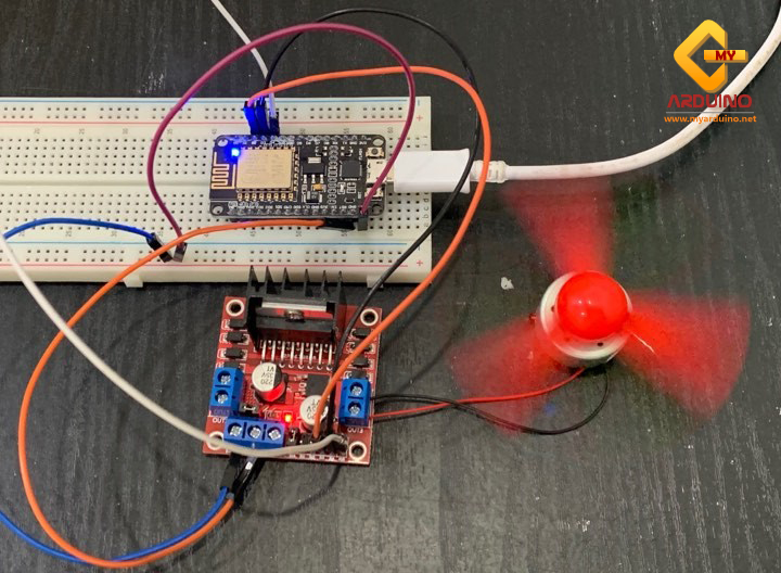 สอนใช้งาน Nodemcu Esp8266 ควบคุมความเร็วมอเตอร์ Dc สัญญาณ Pwm ขาย Arduino อุปกรณ์ Arduino