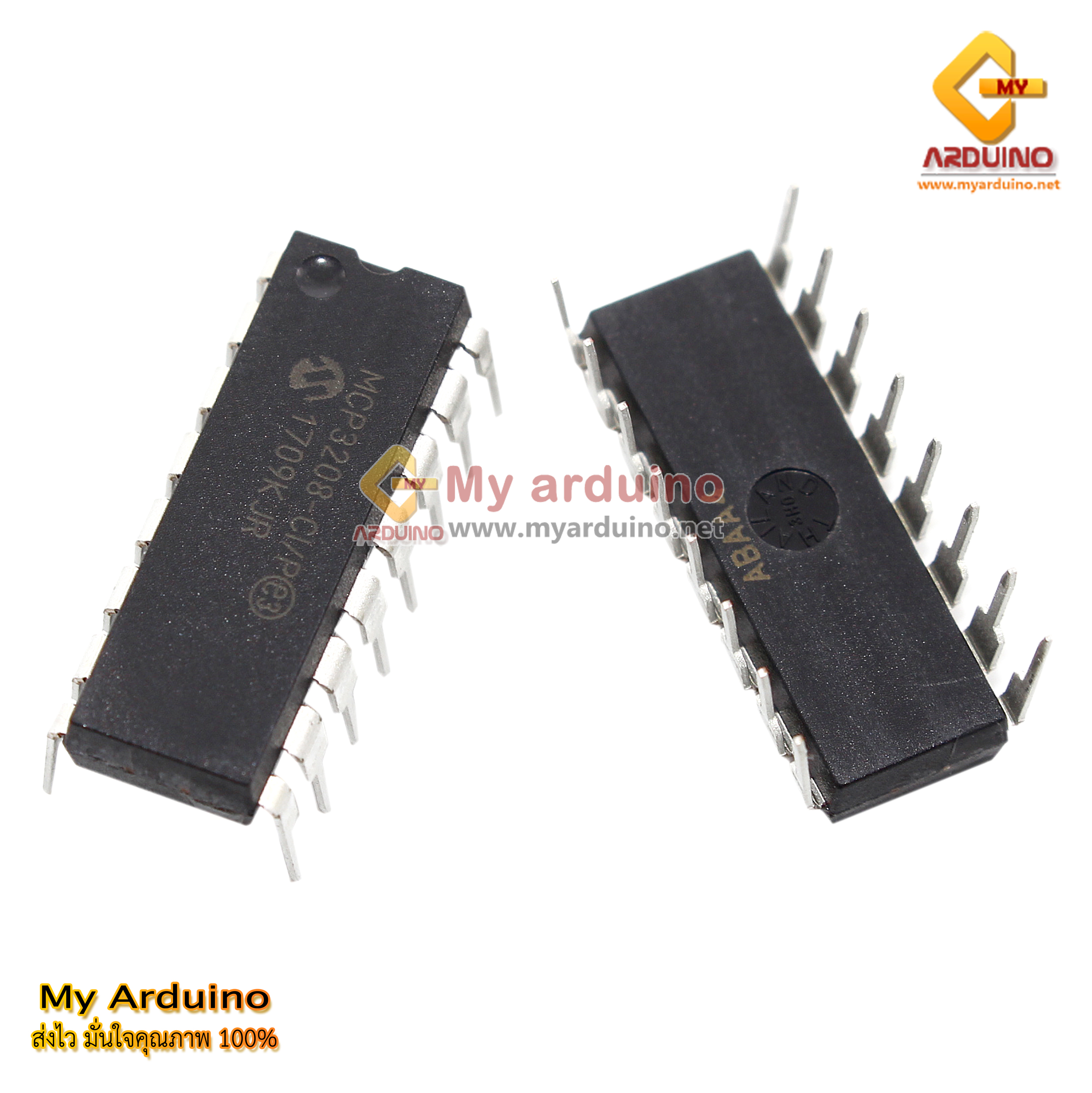 MCP3208 IC แปลง Analog เป็น Digital 8 ช่อง ขนาด 12bit - ขาย Arduino อุปกรณ์ Arduino คุณภาพดี ...