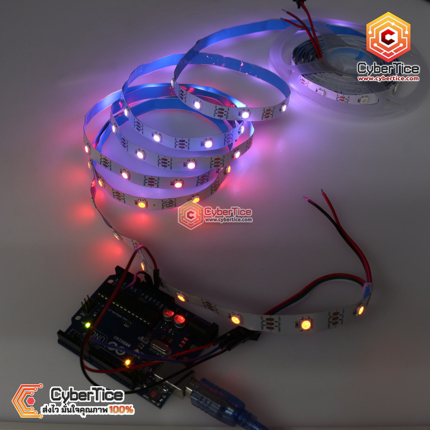 สอนใช้งาน Arduino ไฟเส้น Led Ws2812 5v Rgb ขาย Arduino อุปกรณ์ Arduino คุณภาพดี ราคาถูก ส่งไว