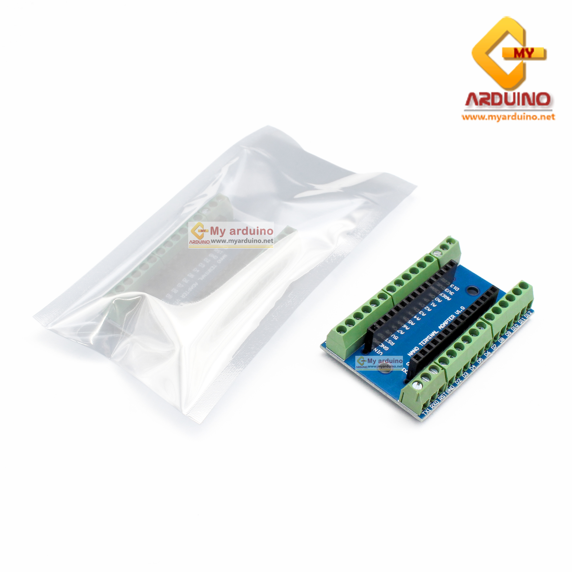 Arduino Nano V10 Screw Shield ขาย Arduino อุปกรณ์ Arduino คุณภาพดี