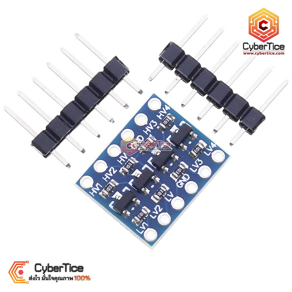 Logic level Converter Module 4 channel 5V-3V IIC UART SPI - ขาย Arduino ...