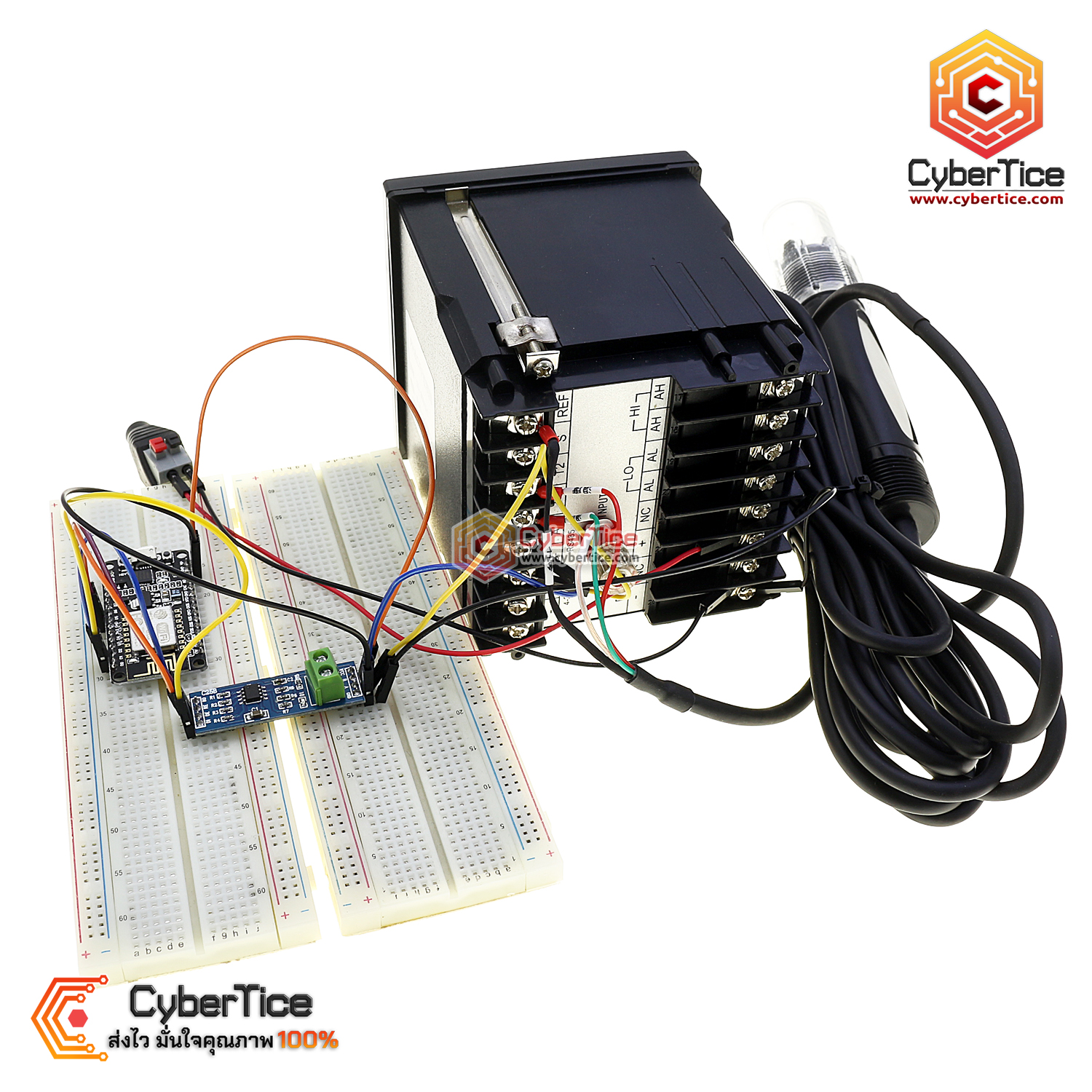 สอนใช้งาน ESP8266 PH Sensor เซ็นเซอร์วัดค่า PH ของน้ำและอุณหภูมิในน้ำ ...