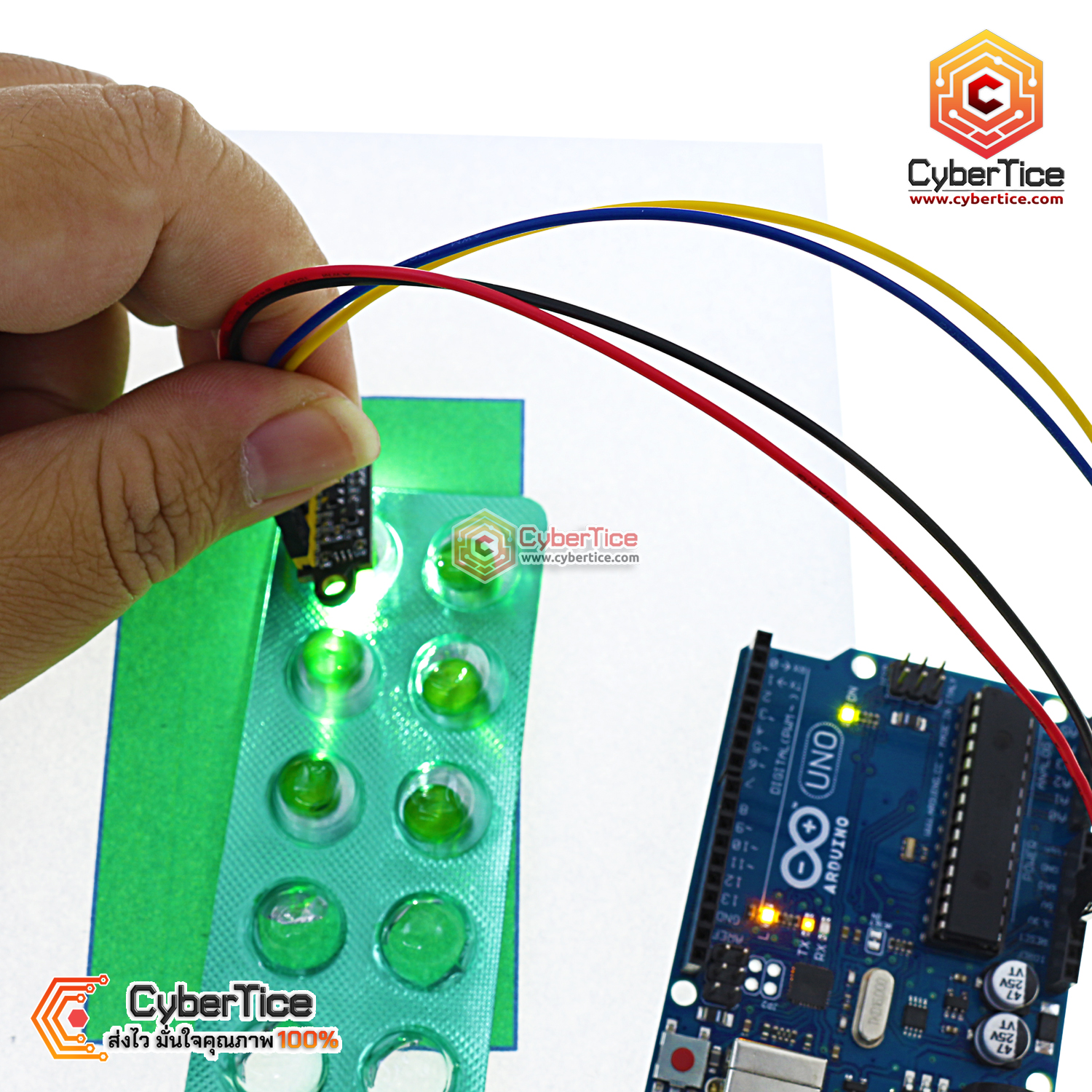 สอนใช้งาน Arduino เซ็นเซอร์ตรวจจับสี TCS34725 Color Sensor Development Board Module V3.0 - ขาย ...