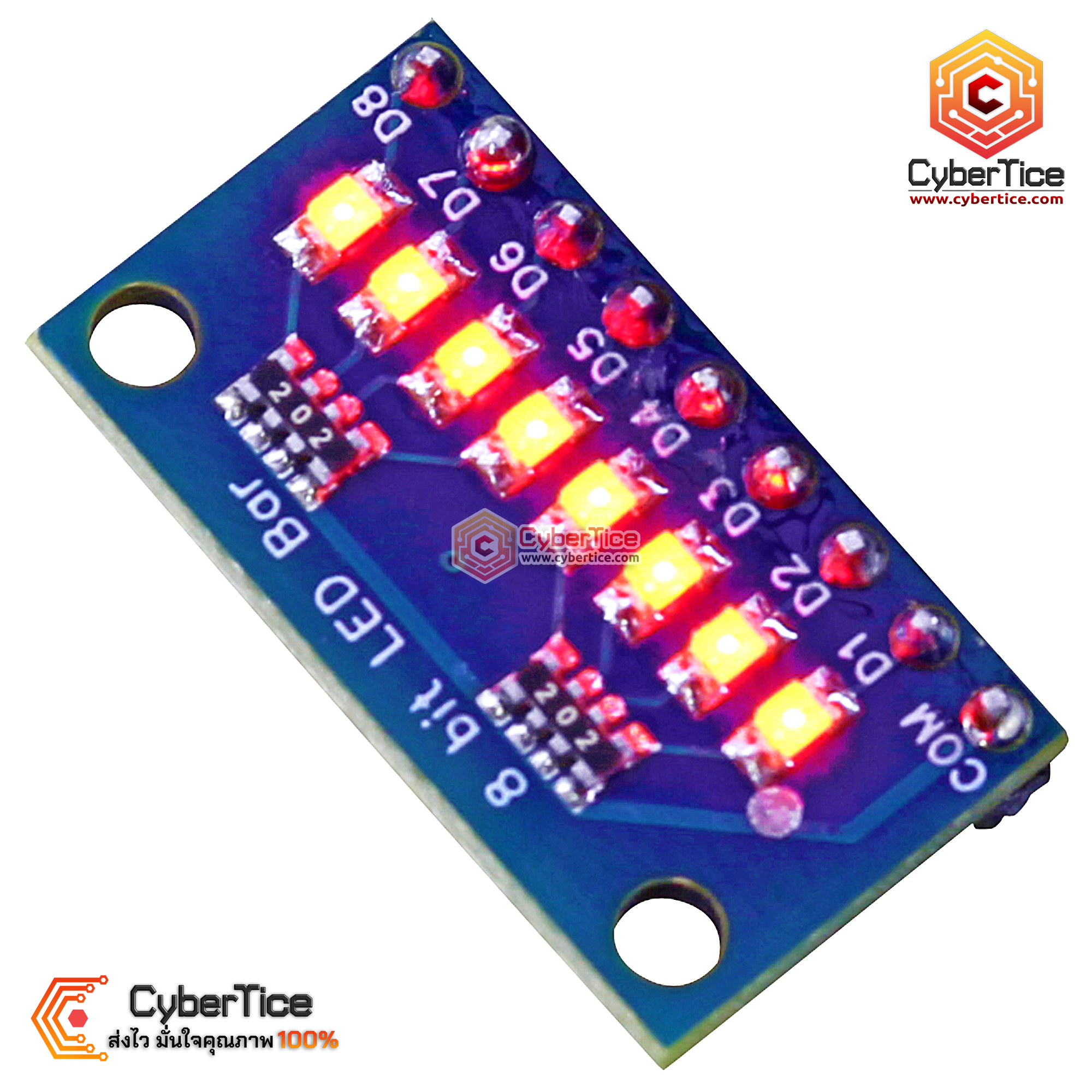 8 LED Bar LED Display Module Active HIGH 5V 3.3V สีแดง - ขาย Arduino อุปกรณ์ Arduino คุณภาพดี ...