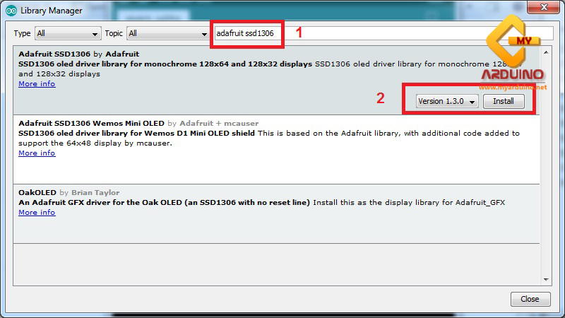 สอนใช้งาน Arduino เชื่อมต่อแสดงผล จอoled 096 นิ้ว สีน้ำเงิน แบบ I2c ขาย Arduino อุปกรณ์