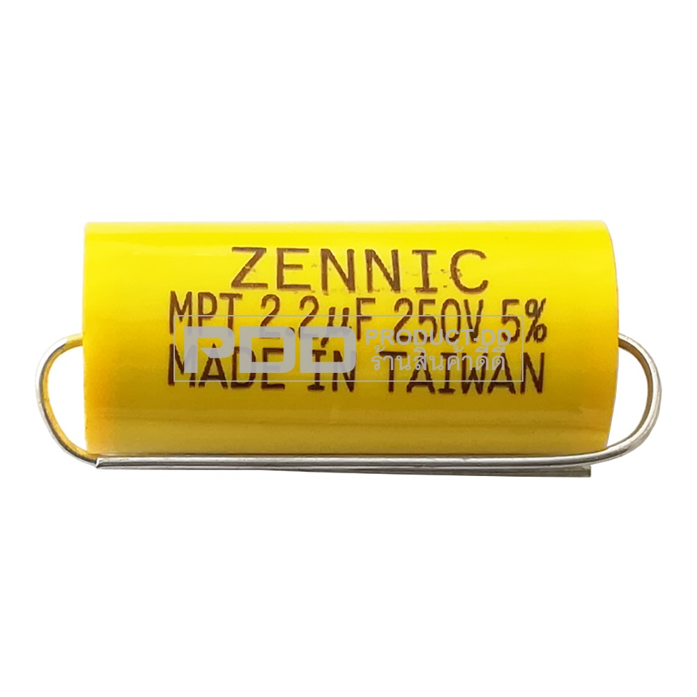C เสียงแหลม ZENNIC MPT 2.2uF 250V 5% คาปาซิเตอร์ Capacitor คอนเดนเซอร์ Condenser - สินค้า ดีดี ...