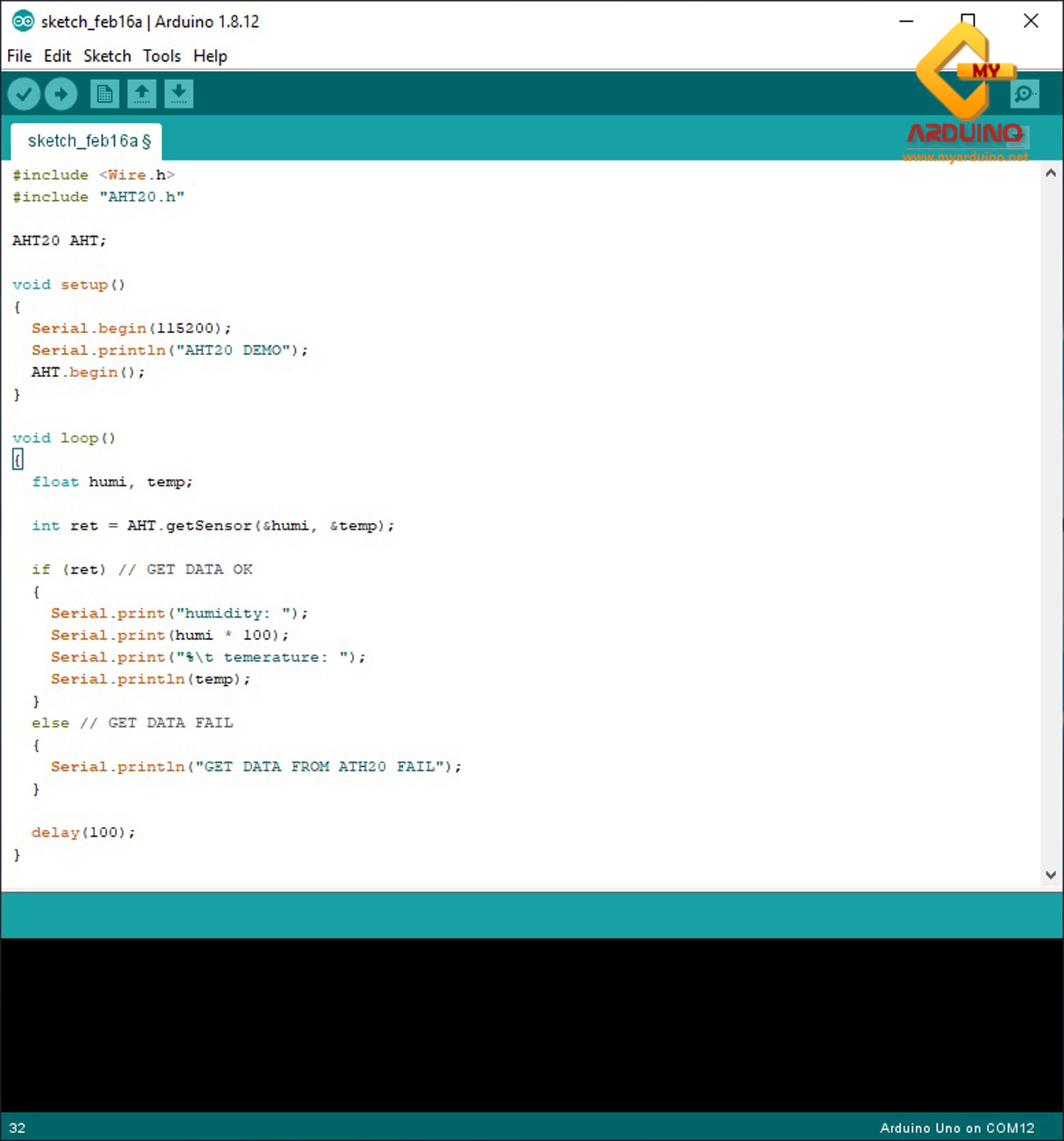 สอนใช้งาน Arduino AHT20 I2C เซ็นเซอร์วัดอุณภูมิและความชื้น temperature and humidity sensor ...