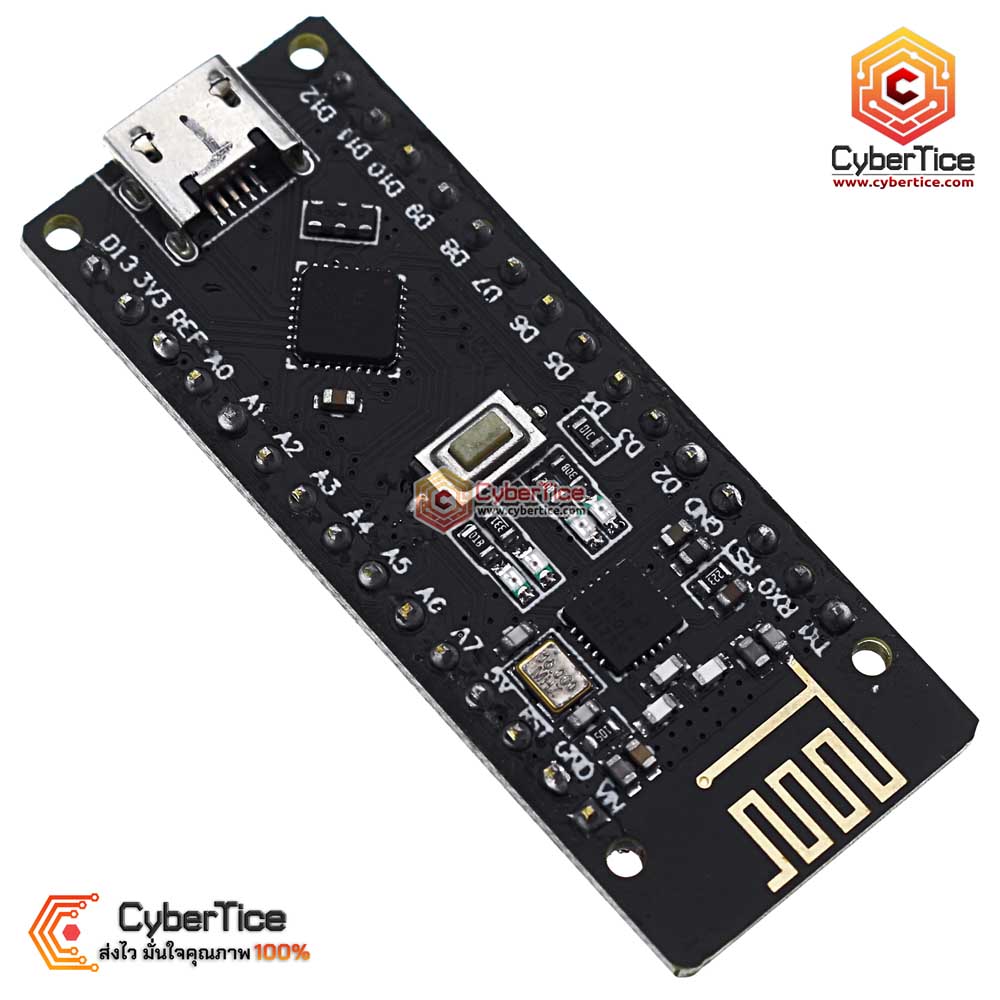 Arduino Nano Rf Nano 30 Micro Usb Nrf24l01 24g ขาย Arduino